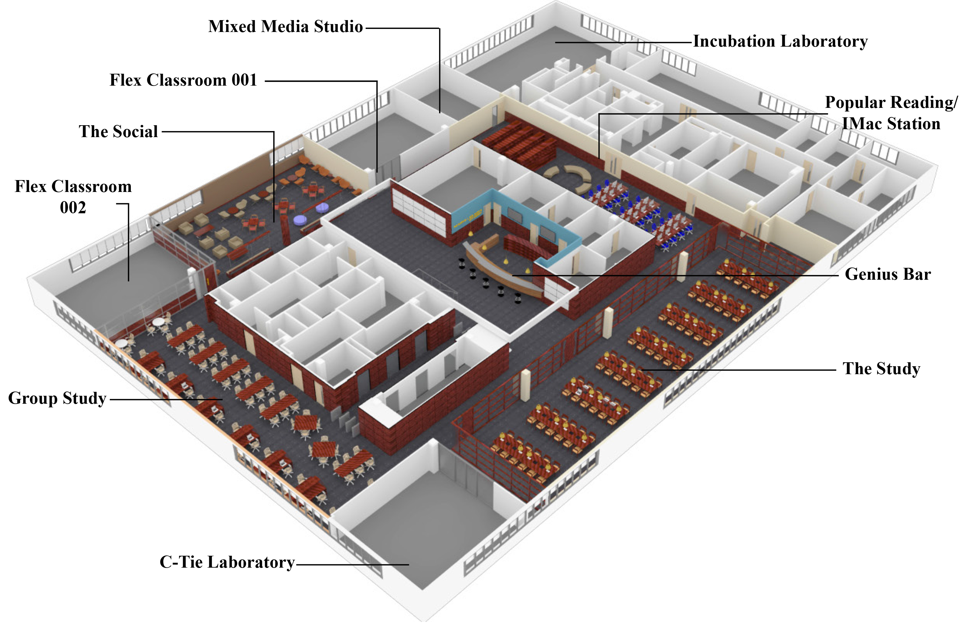 Research and Learning Commons by Charles J Nafie Architecture + Design ...