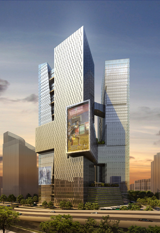 Tencent Headquarters (2011 Design Competition Proposal) by Wong & Tung ...