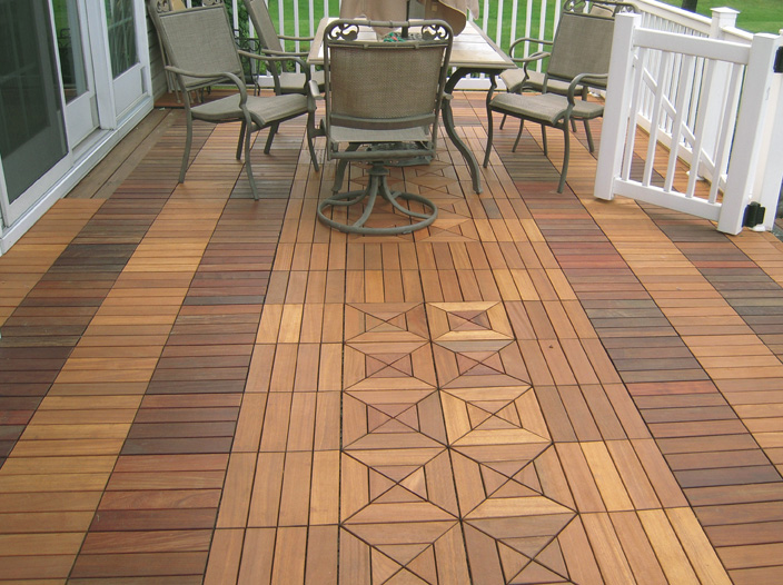 SwiftDeck Ipe Wood Interlocking Deck Tiles from Archatrak Inc. - Architizer