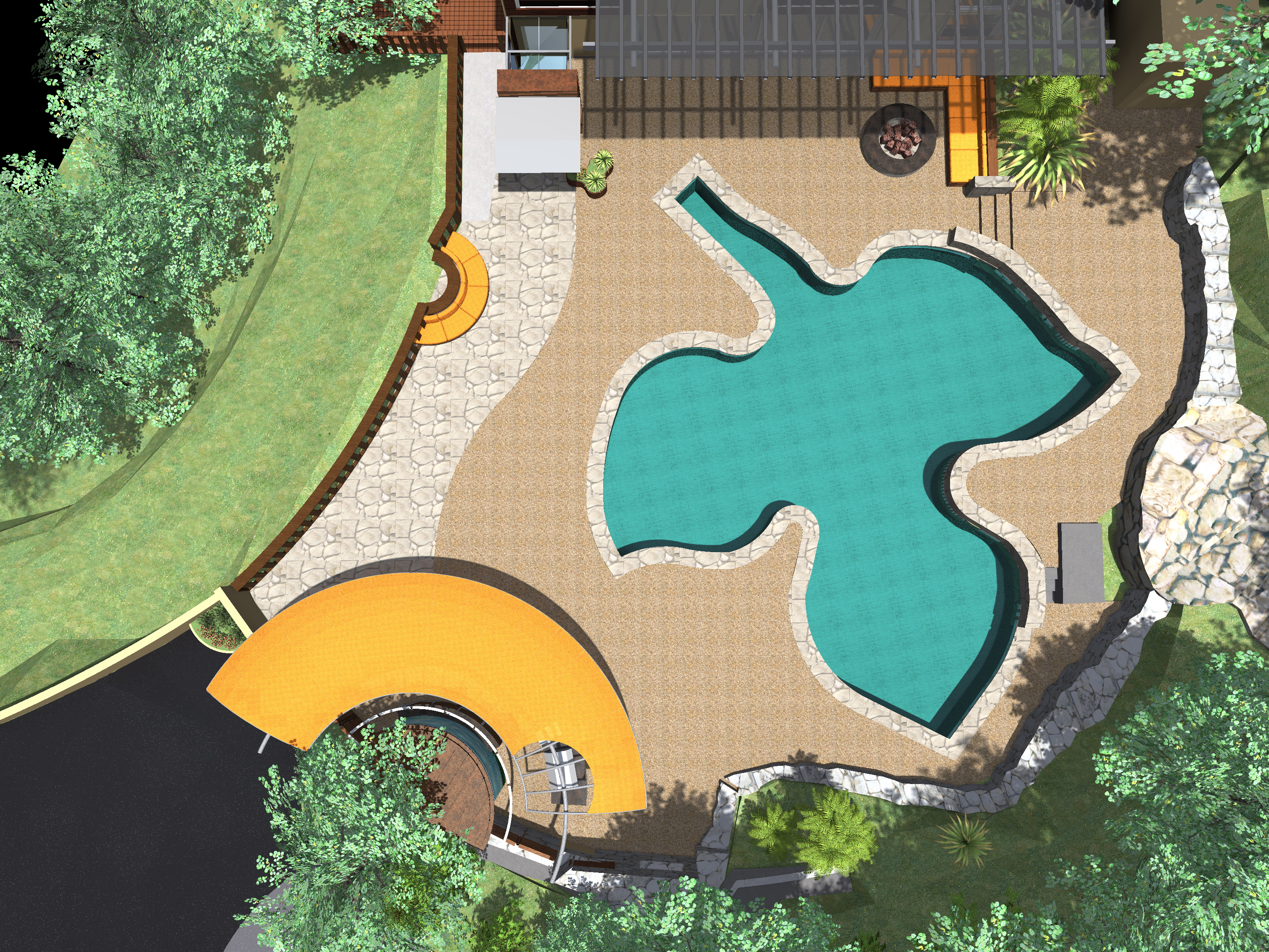 Mullholland Drive Pool House by Aleks Istanbullu Architects - Architizer