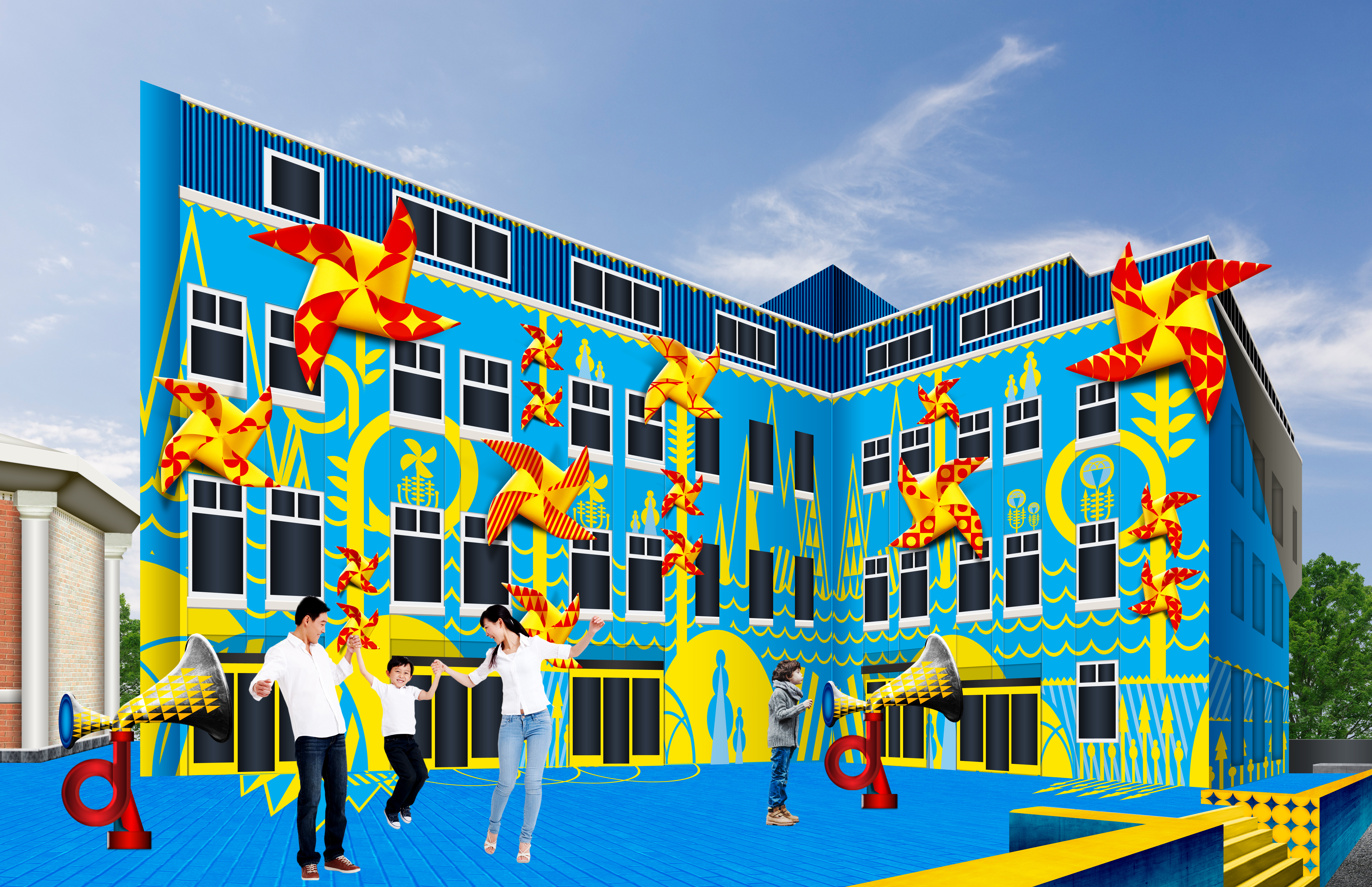 Interactive Pinwheel Facade by Zisiadis - Architizer