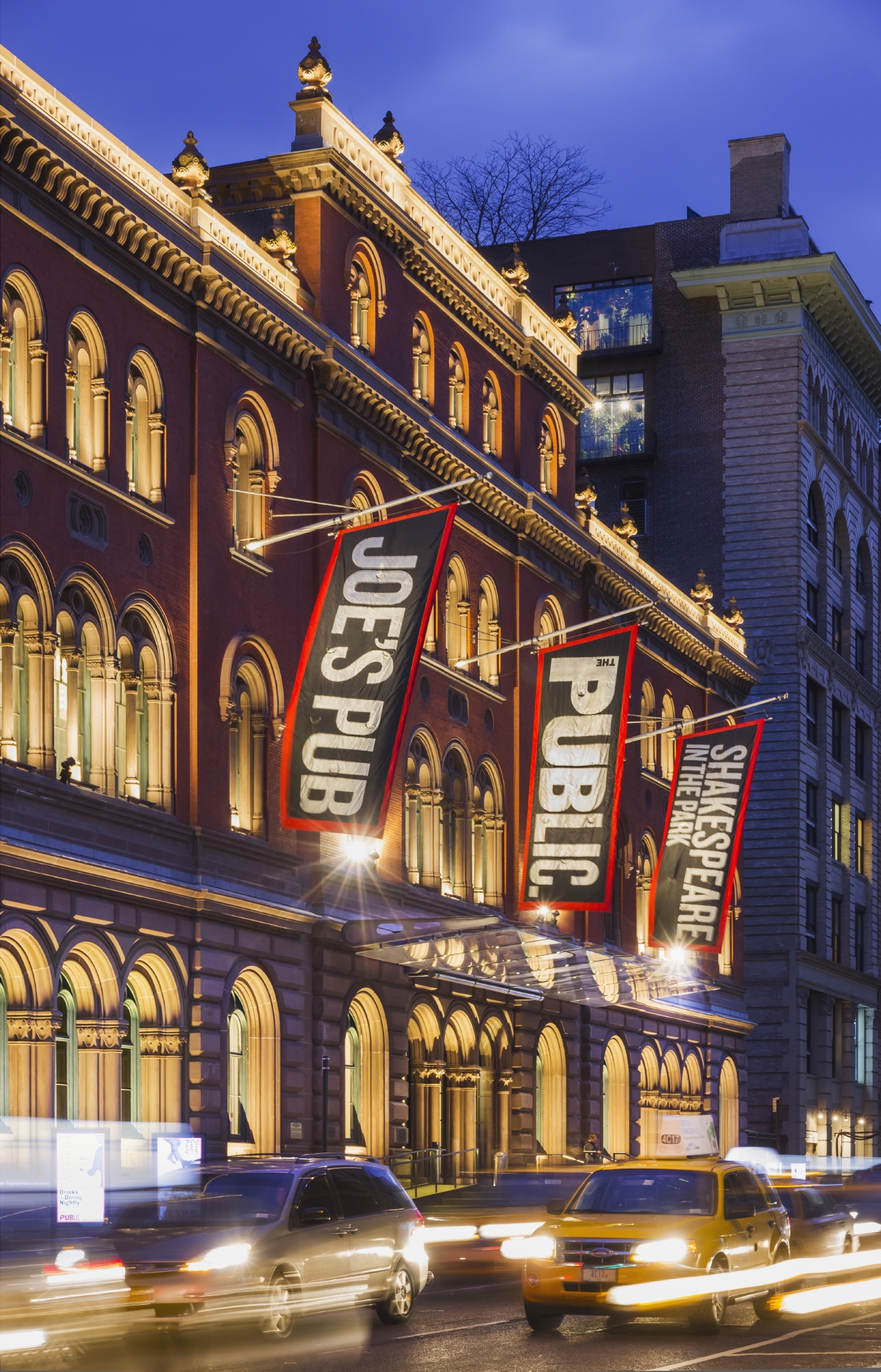 The Public Theater at Astor Place, Façade Restoration, Entry and Lobby ...