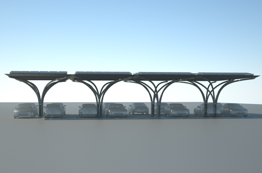 Solar EV Dock by Adrian Smith + Gordon Gill Architecture - Architizer