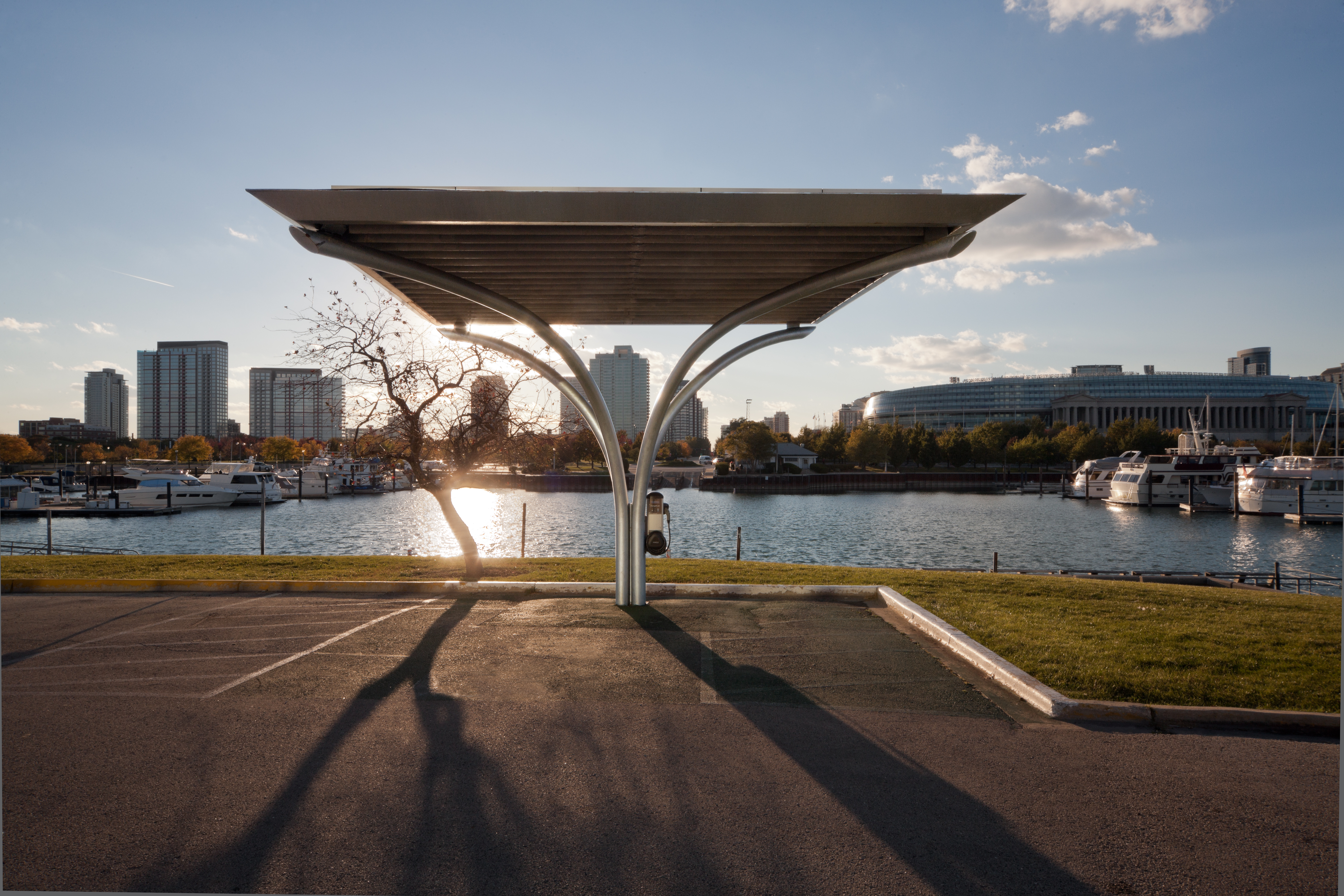 Solar EV Dock by Adrian Smith + Gordon Gill Architecture - Architizer