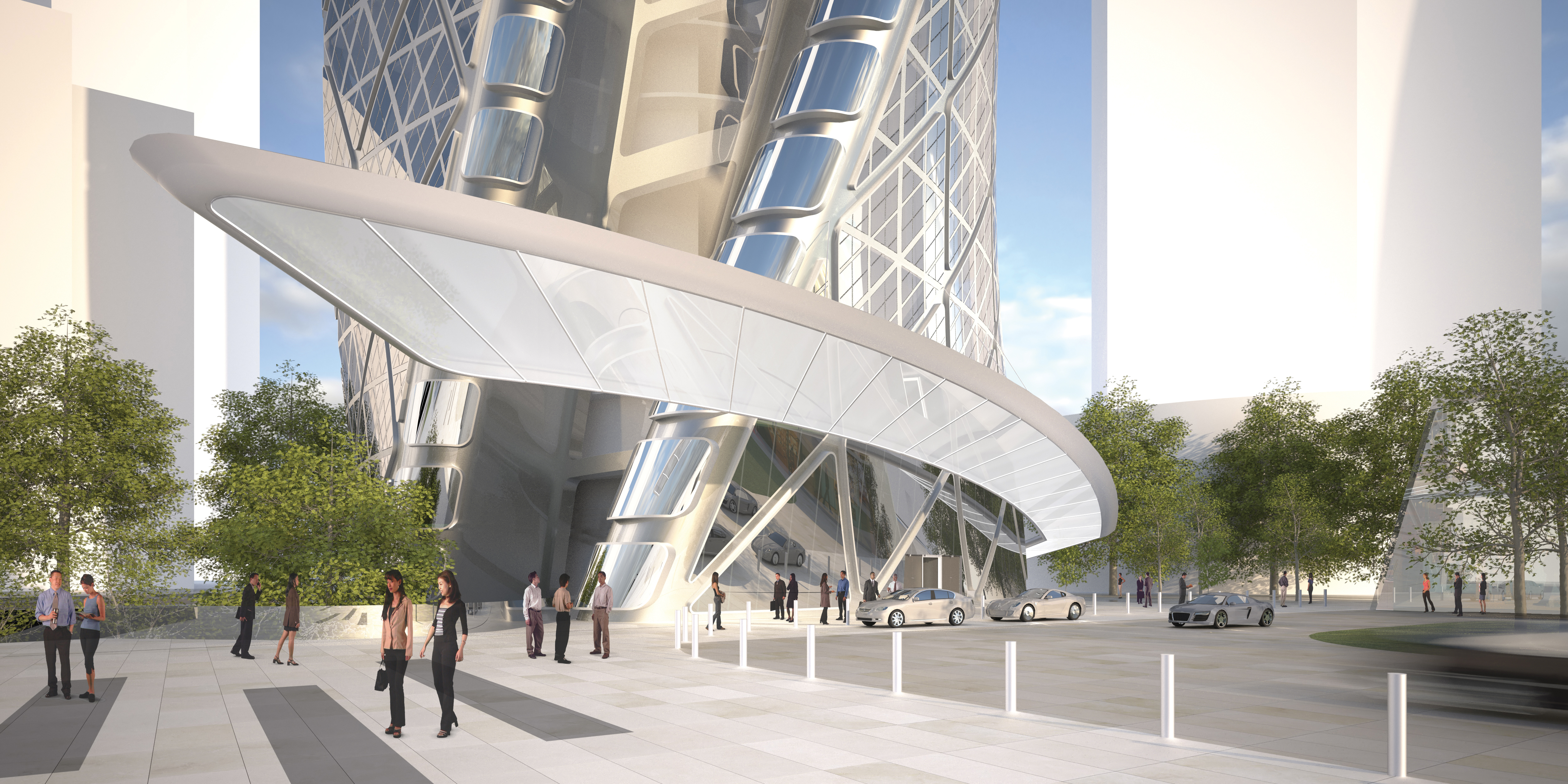 Wave Tower by Adrian Smith + Gordon Gill Architecture - Architizer