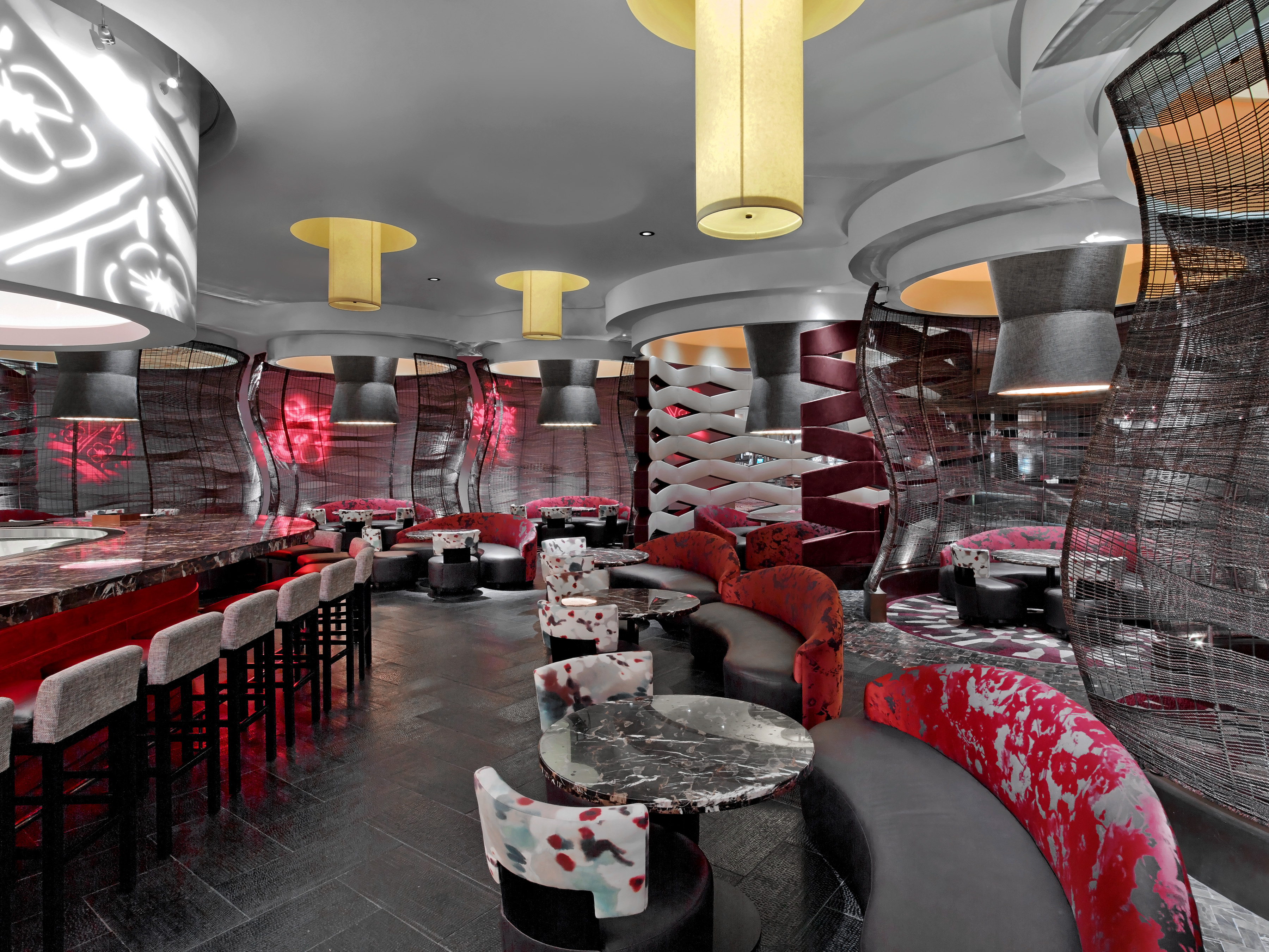 Nobu Hotel Restaurant And Lounge Caesars Palace by Rockwell Group ...