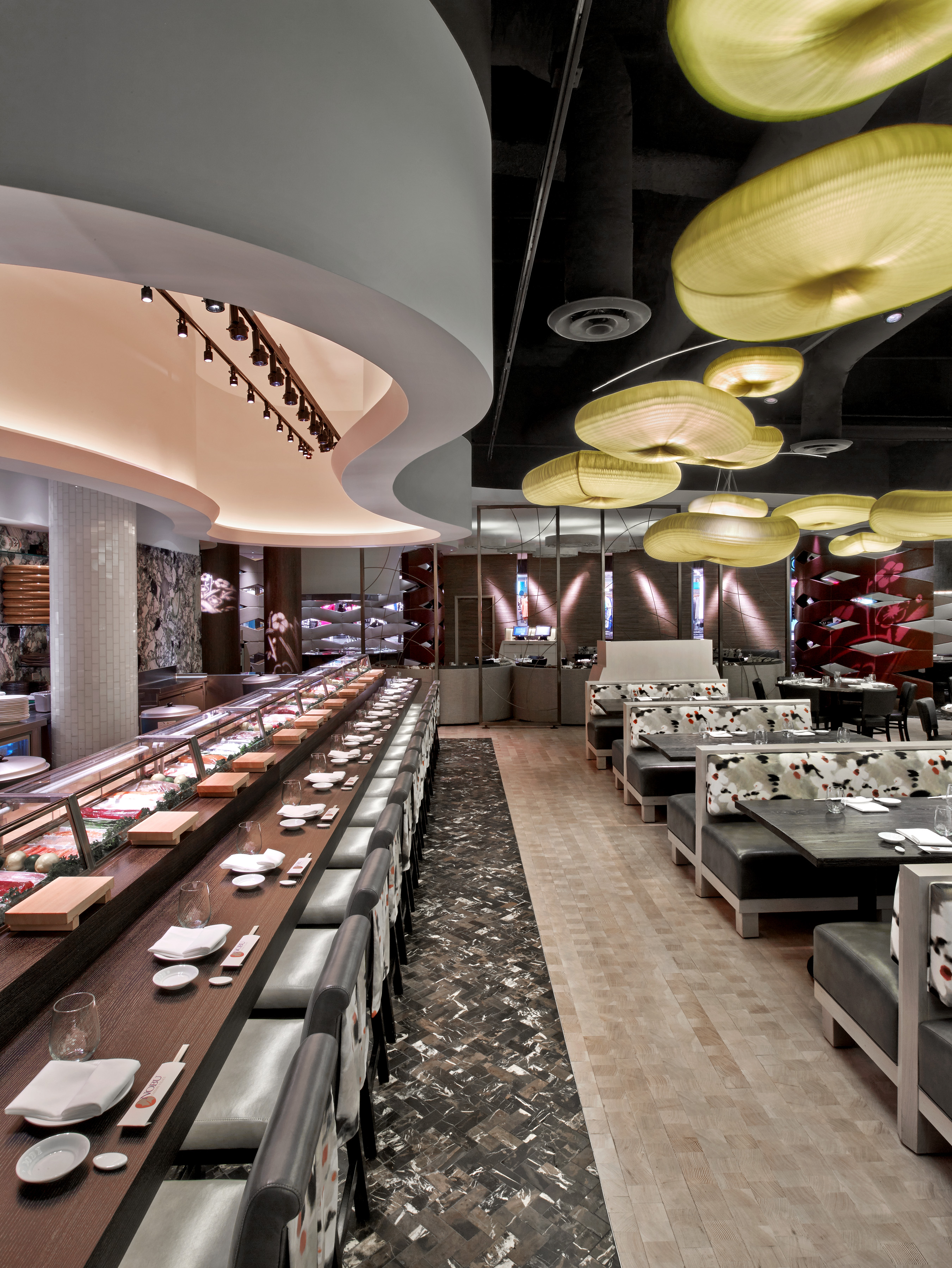 Nobu Hotel Restaurant And Lounge Caesars Palace by Rockwell Group ...