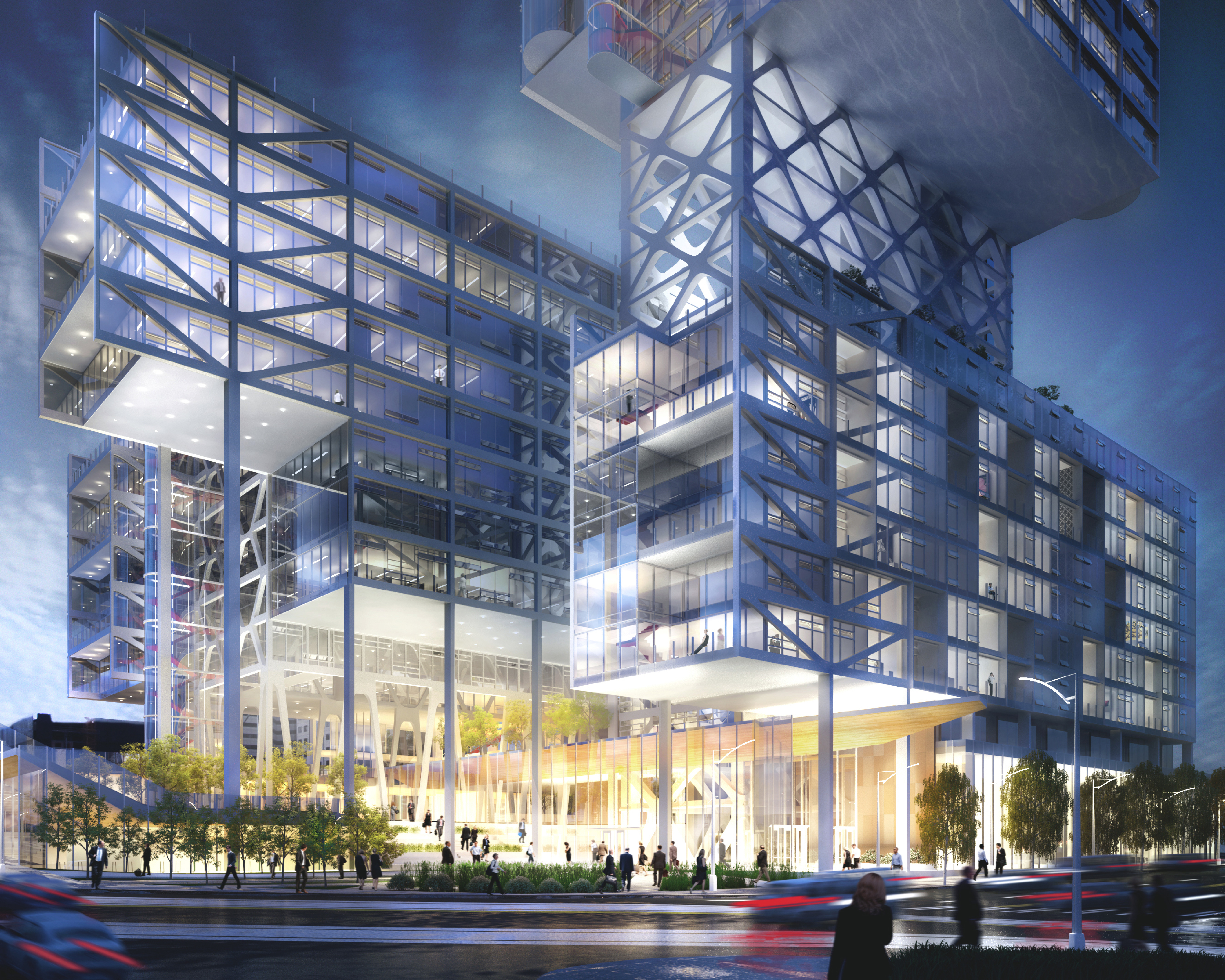 The Office Building of the Future by Pickard Chilton - Architizer