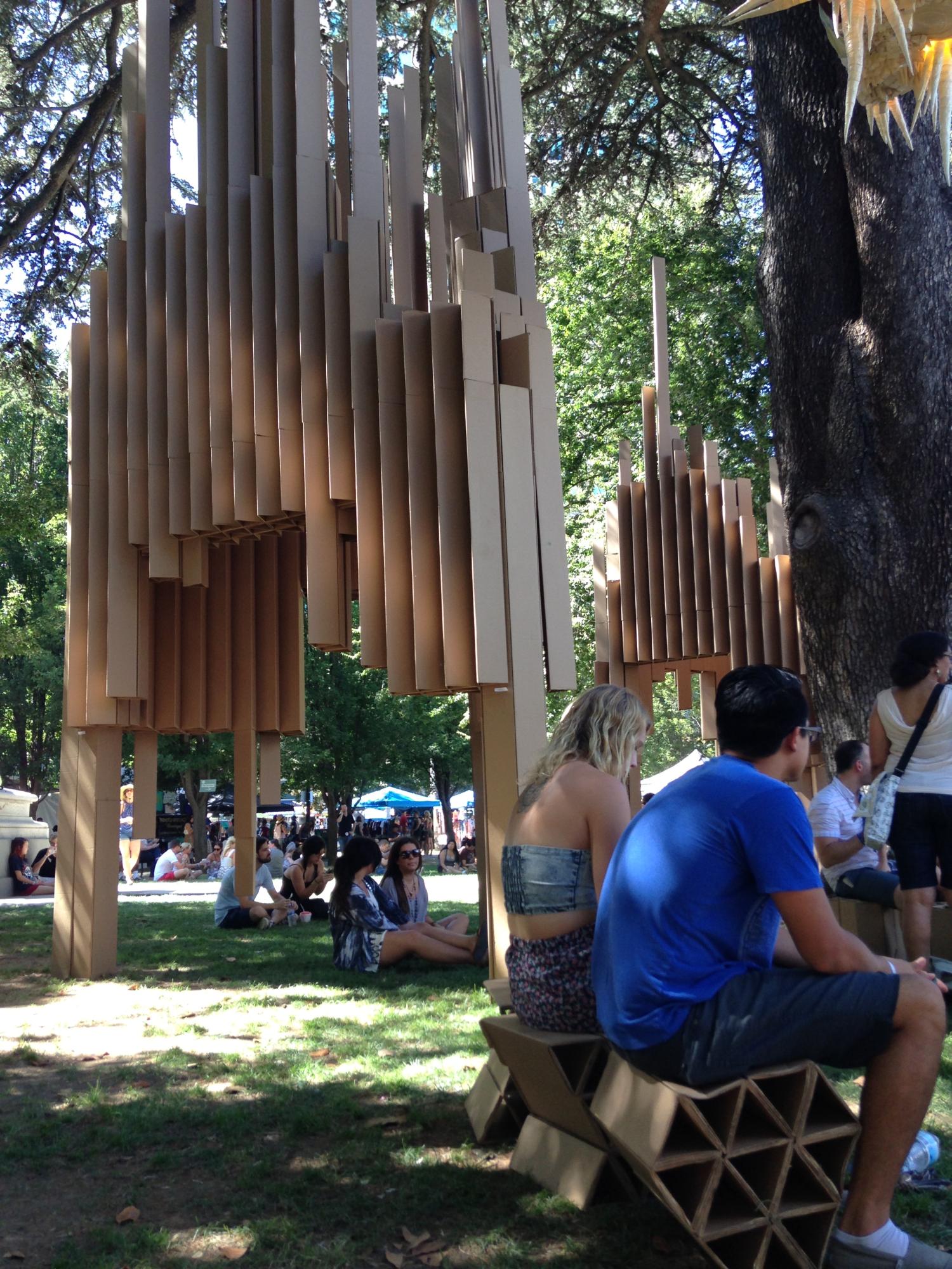 LAUNCH Temporary Architecture Pavilion by SacDigiFab - Architizer