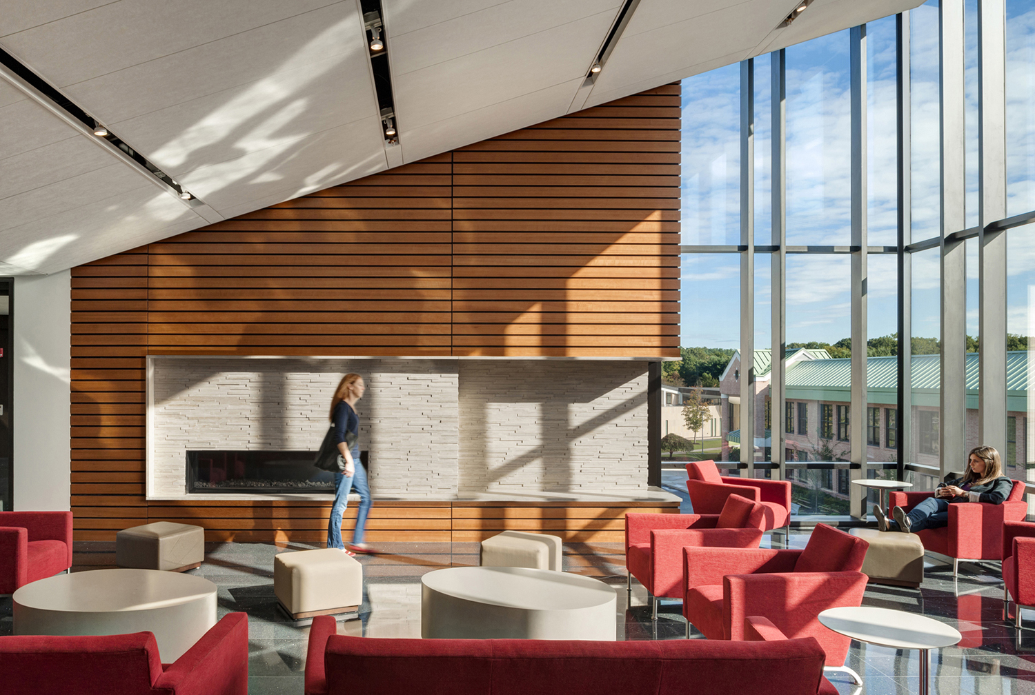 Sacred Heart University Linda E. McMahon Student Commons by Sasaki ...