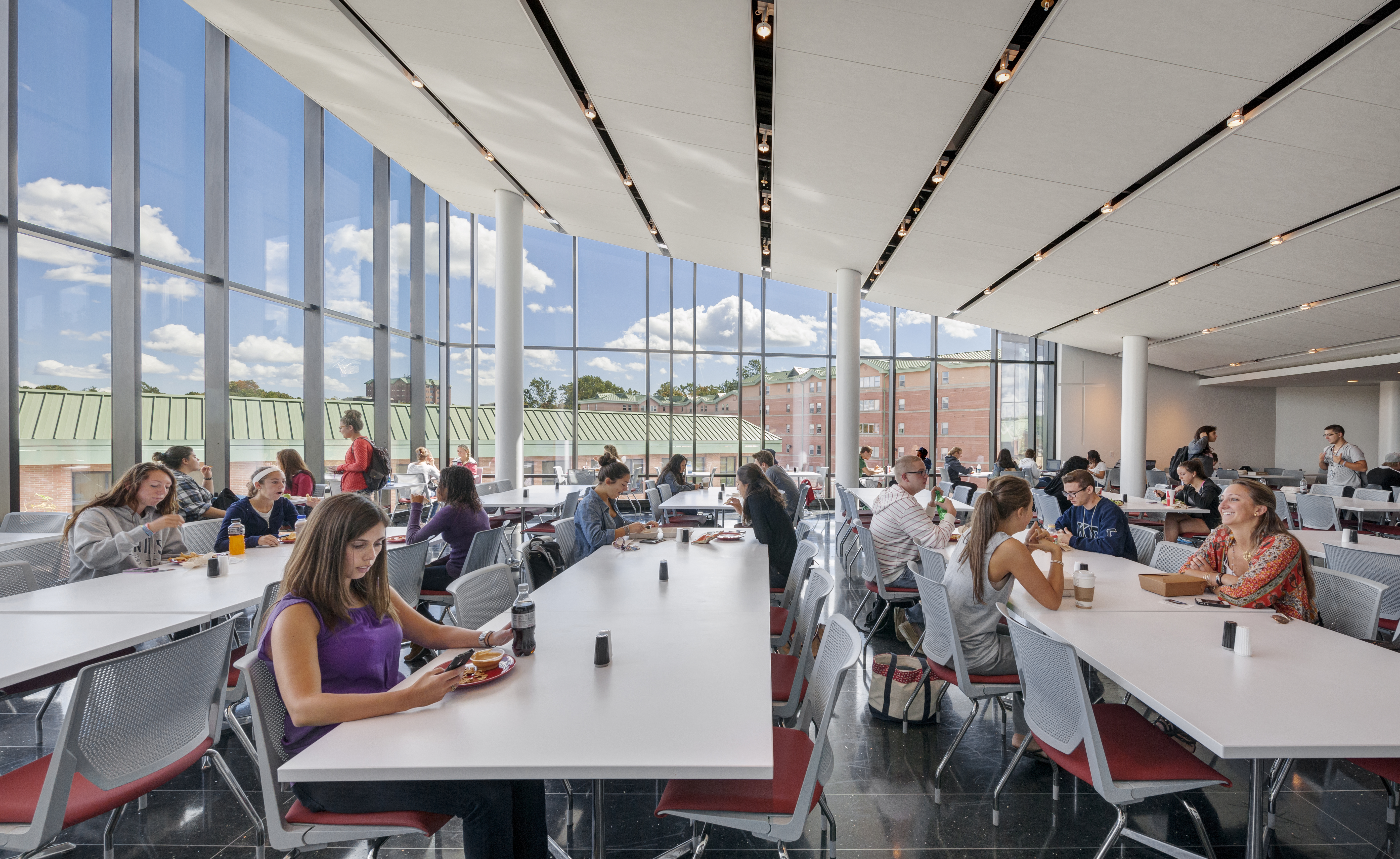 Sacred Heart University Linda E. McMahon Student Commons by Sasaki ...