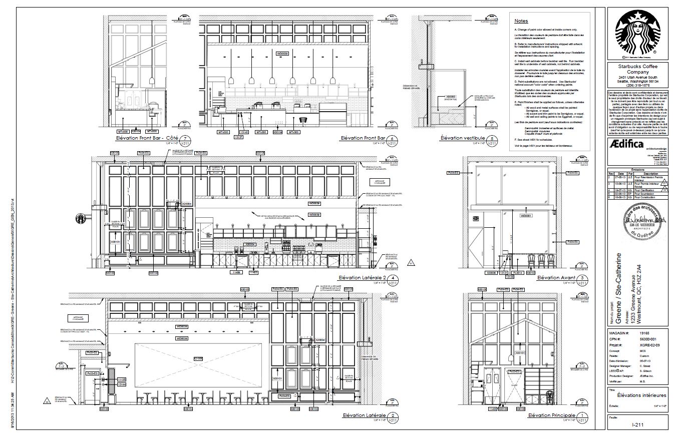 Starbucks Greene & Ste-Catherine by Aedifica architecture + design - Architizer