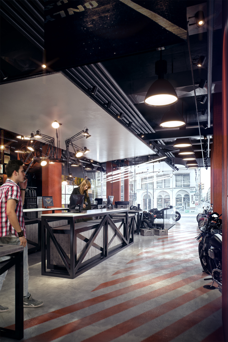 Harley-Davidson of New York City by Jordan Parnass Digital Architecture ...