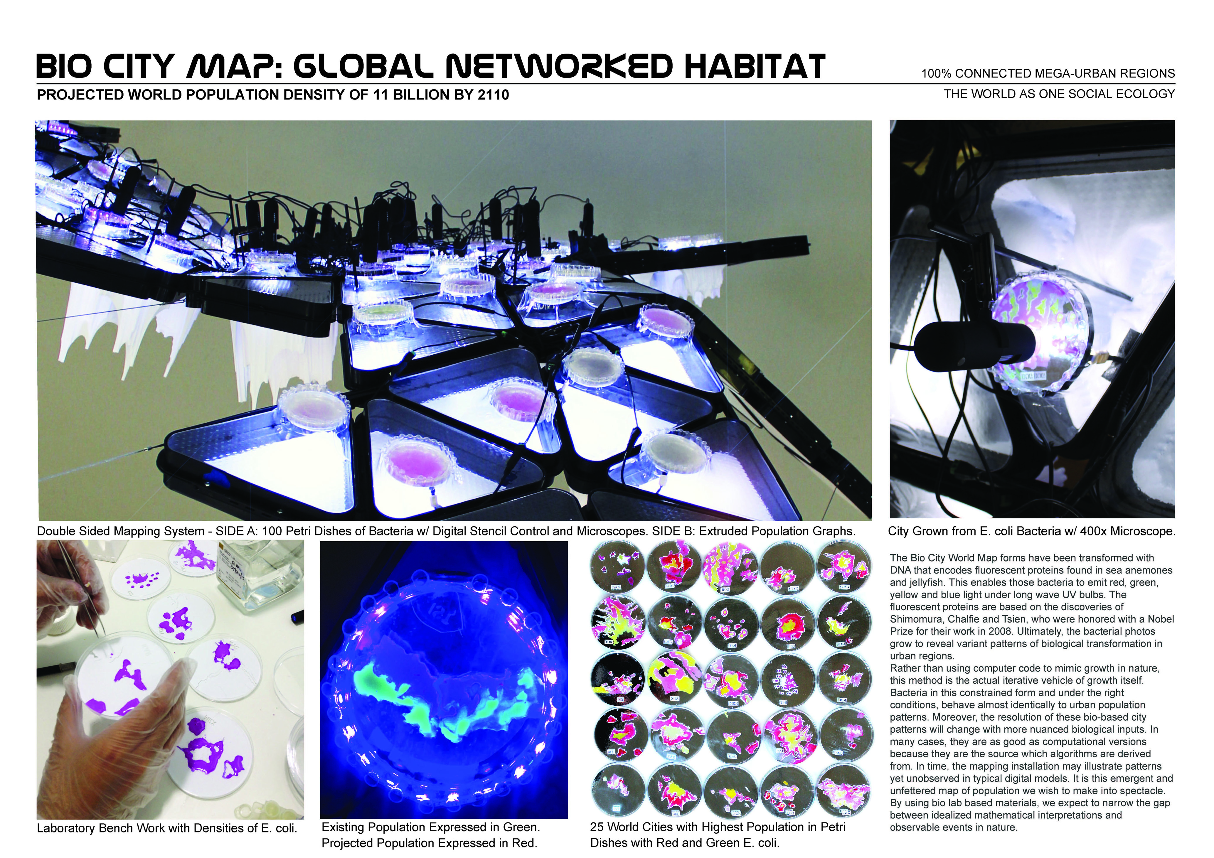 Bio City World Map of 11 Billion by Terreform ONE - Architizer