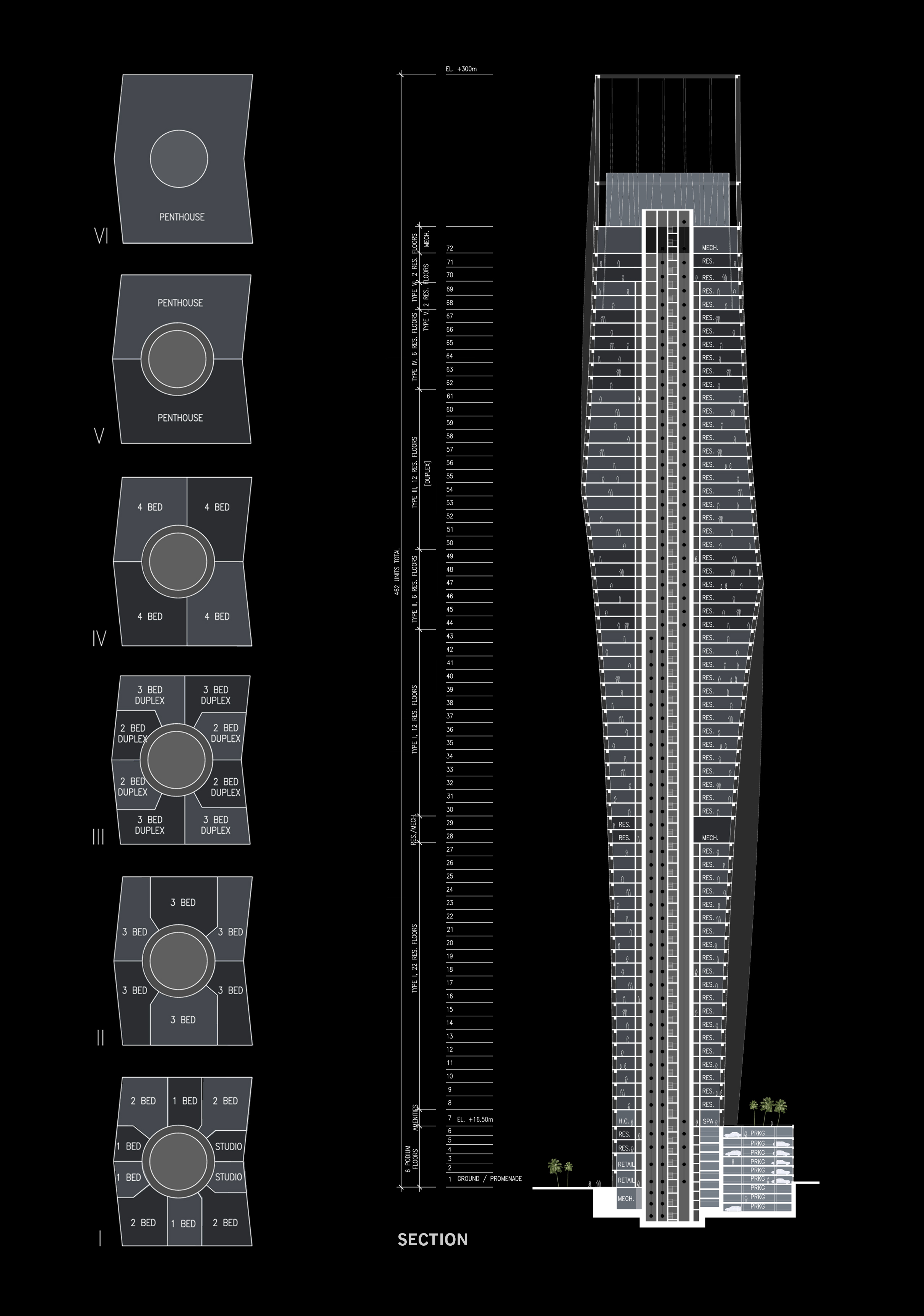 Cayan Tower by Skidmore, Owings & Merrill (SOM) - Architizer