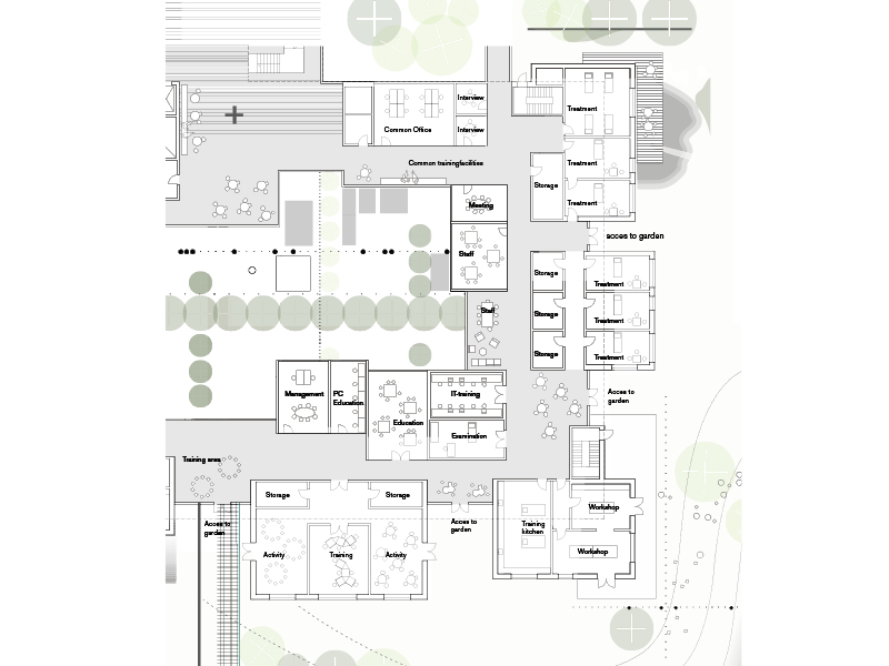 Glostrup Neuro Rehabilitation House by NORD Architects - Architizer