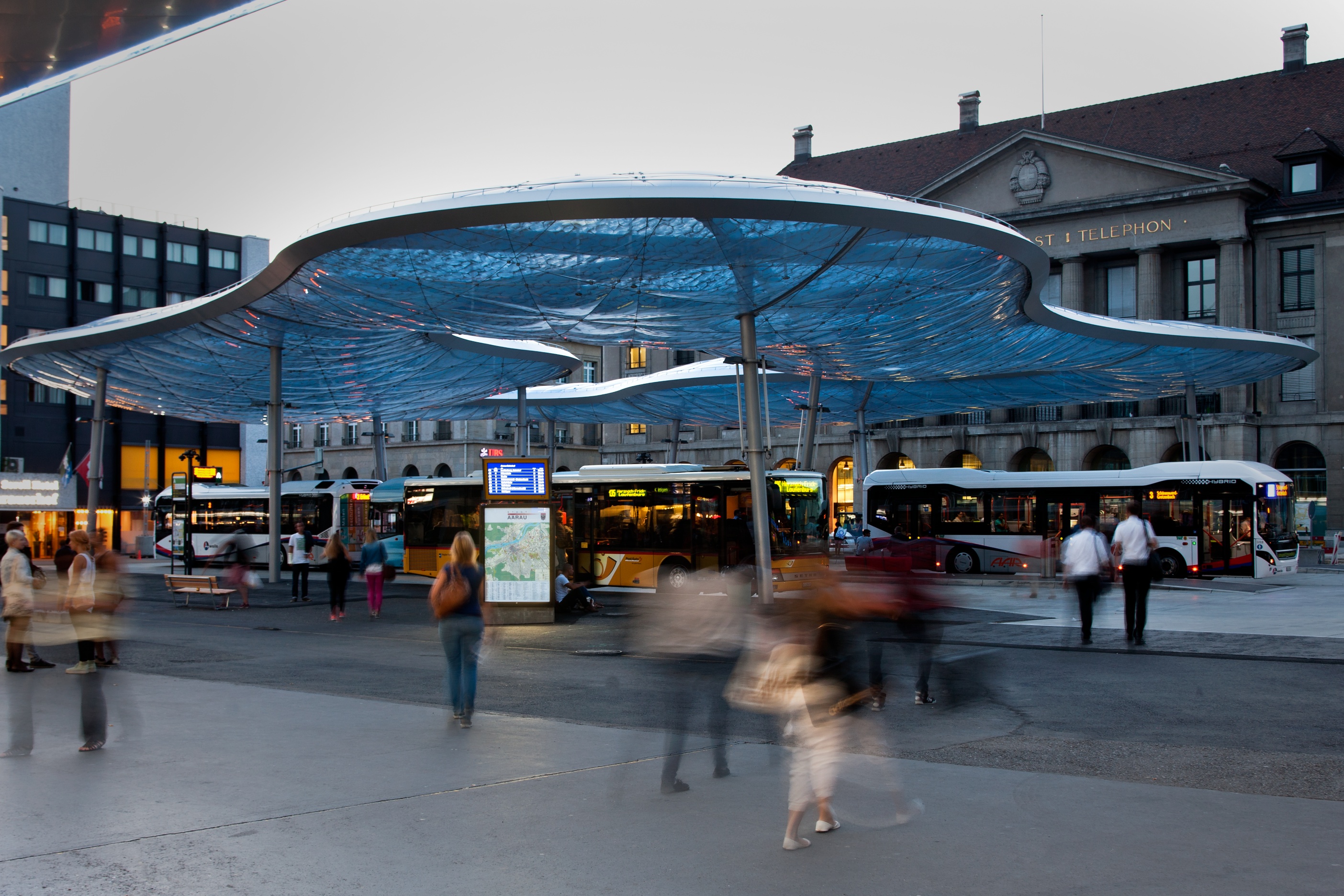 Bus Terminal Aarau by Vehovar & Jauslin Architektur - Architizer