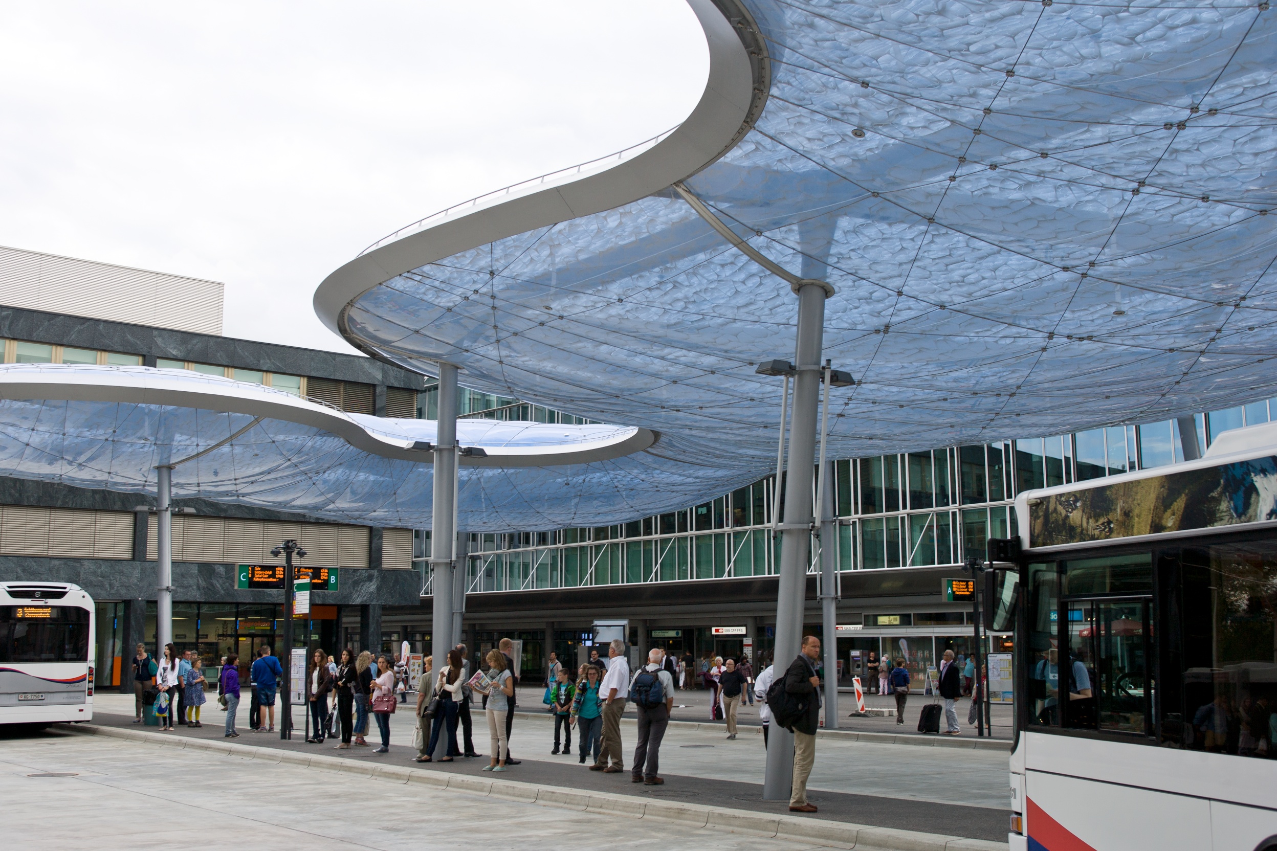 Bus Terminal Aarau by Vehovar & Jauslin Architektur - Architizer