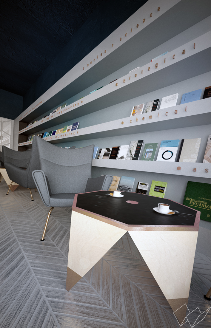 Science Café-Library by Wigandt - Architizer