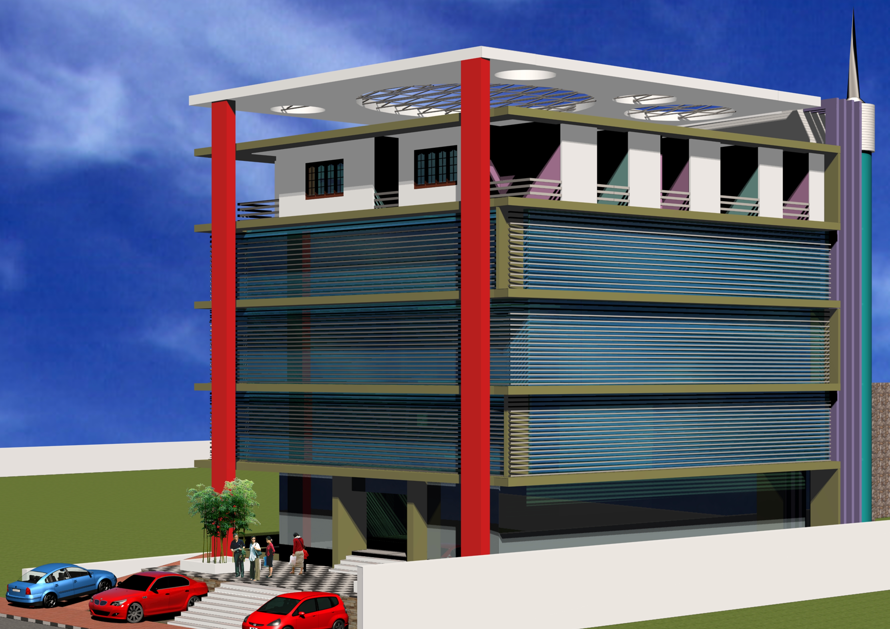 Commercial complex for Mr,Nisar at Nilamel by Coming soon - Architizer