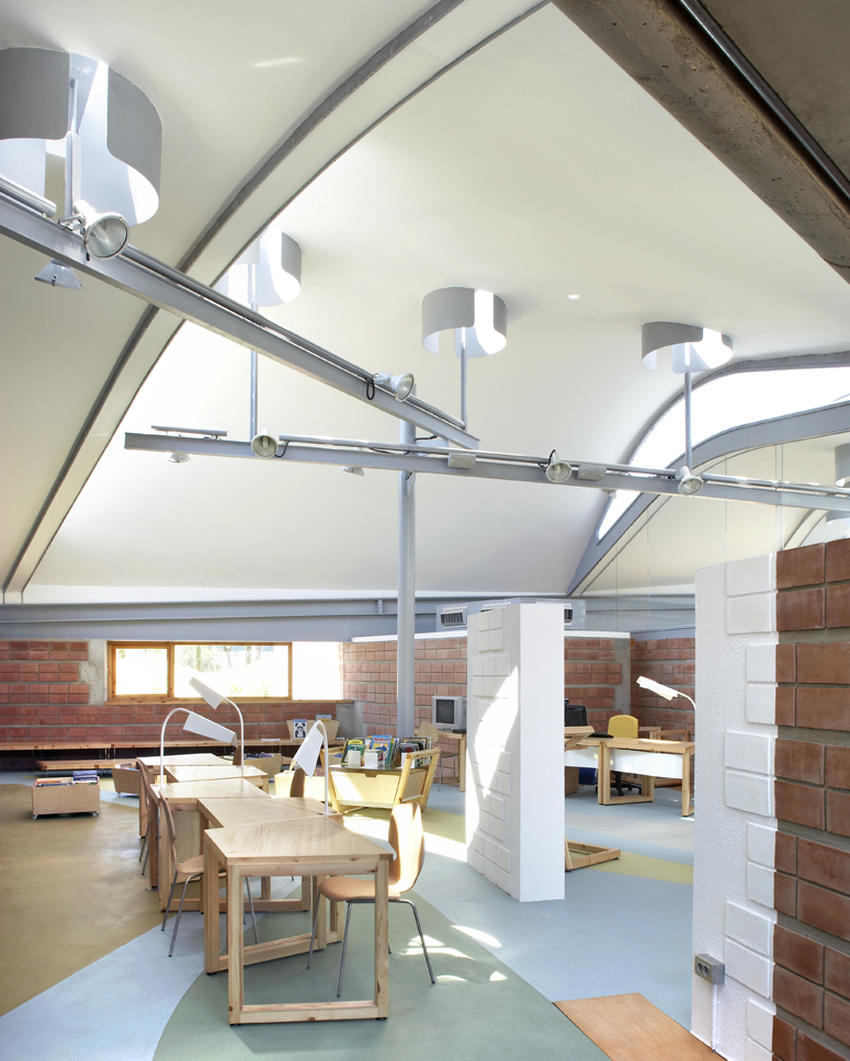 PALAFOLLS PUBLIC LIBRARY by Miralles Tagliabue EMBT - Architizer