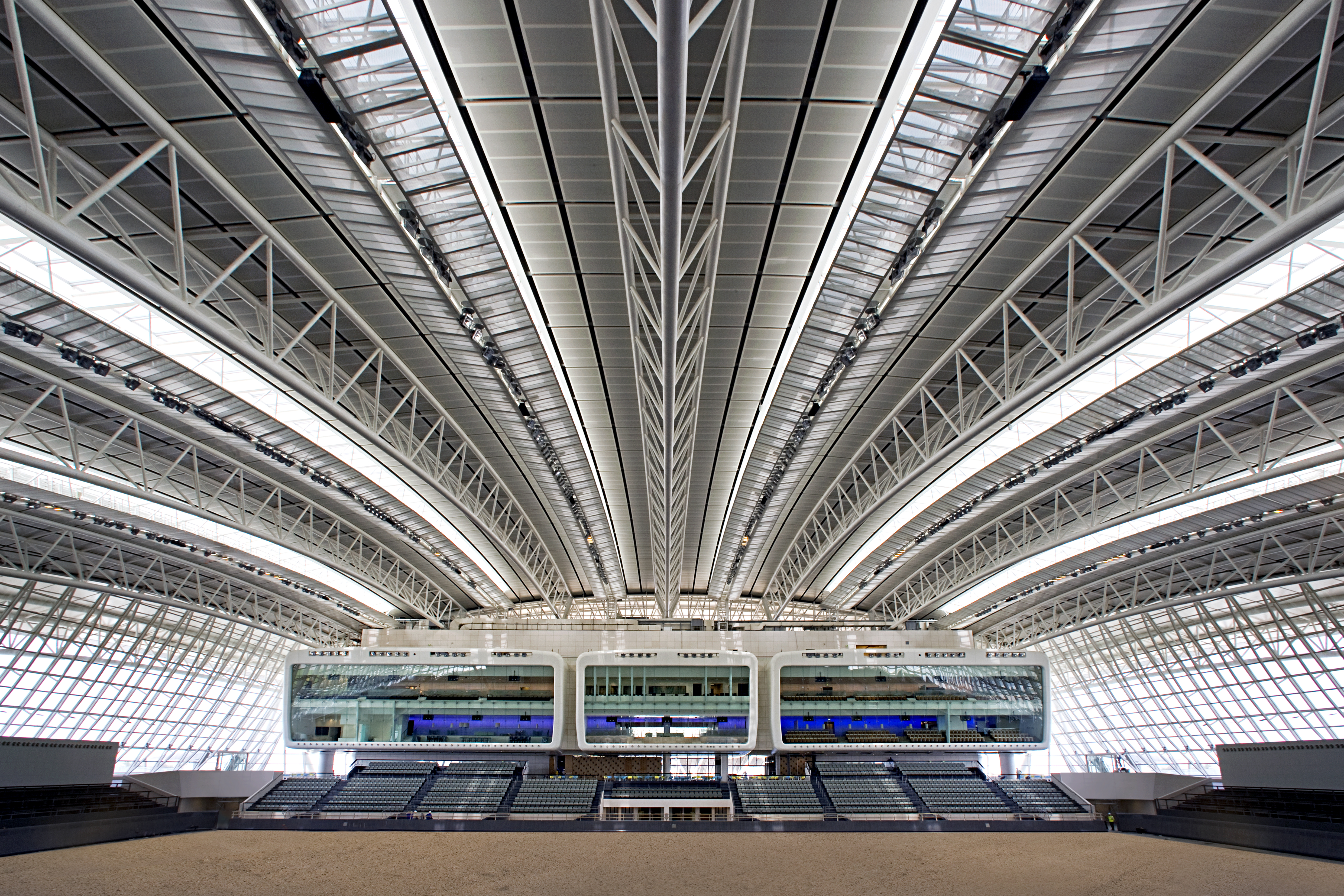 Al Shaqab Equestrian Performance Arena by Leigh & Orange Ltd. - Architizer