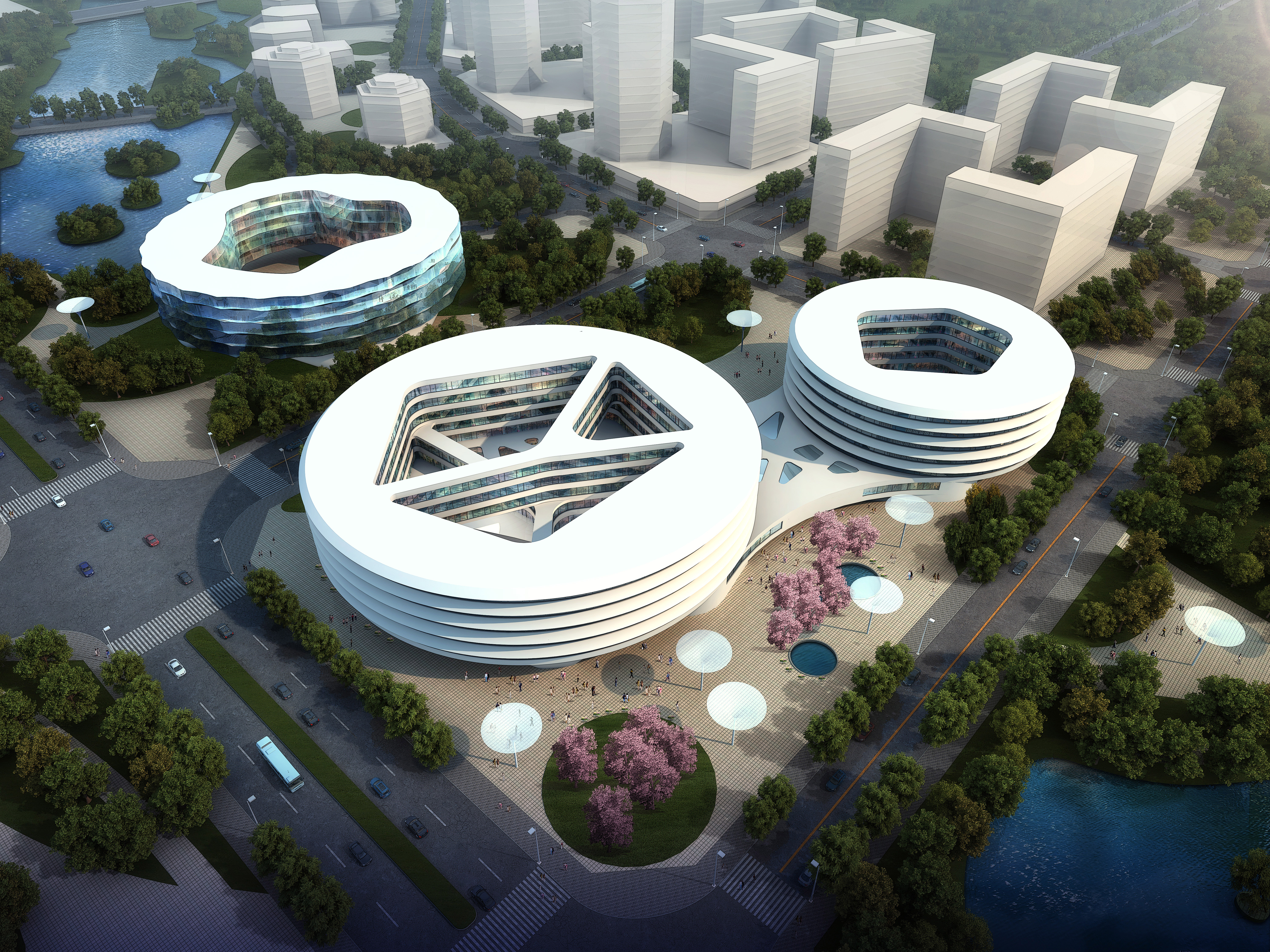 KPMG office building by schneider+schumacher / Frankfurt - Vienna ...