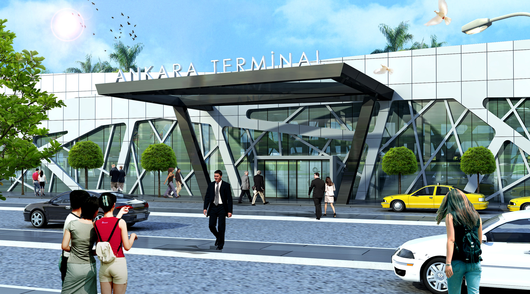 Ankara Multi-Bus Station by Teamwork Architects - Architizer