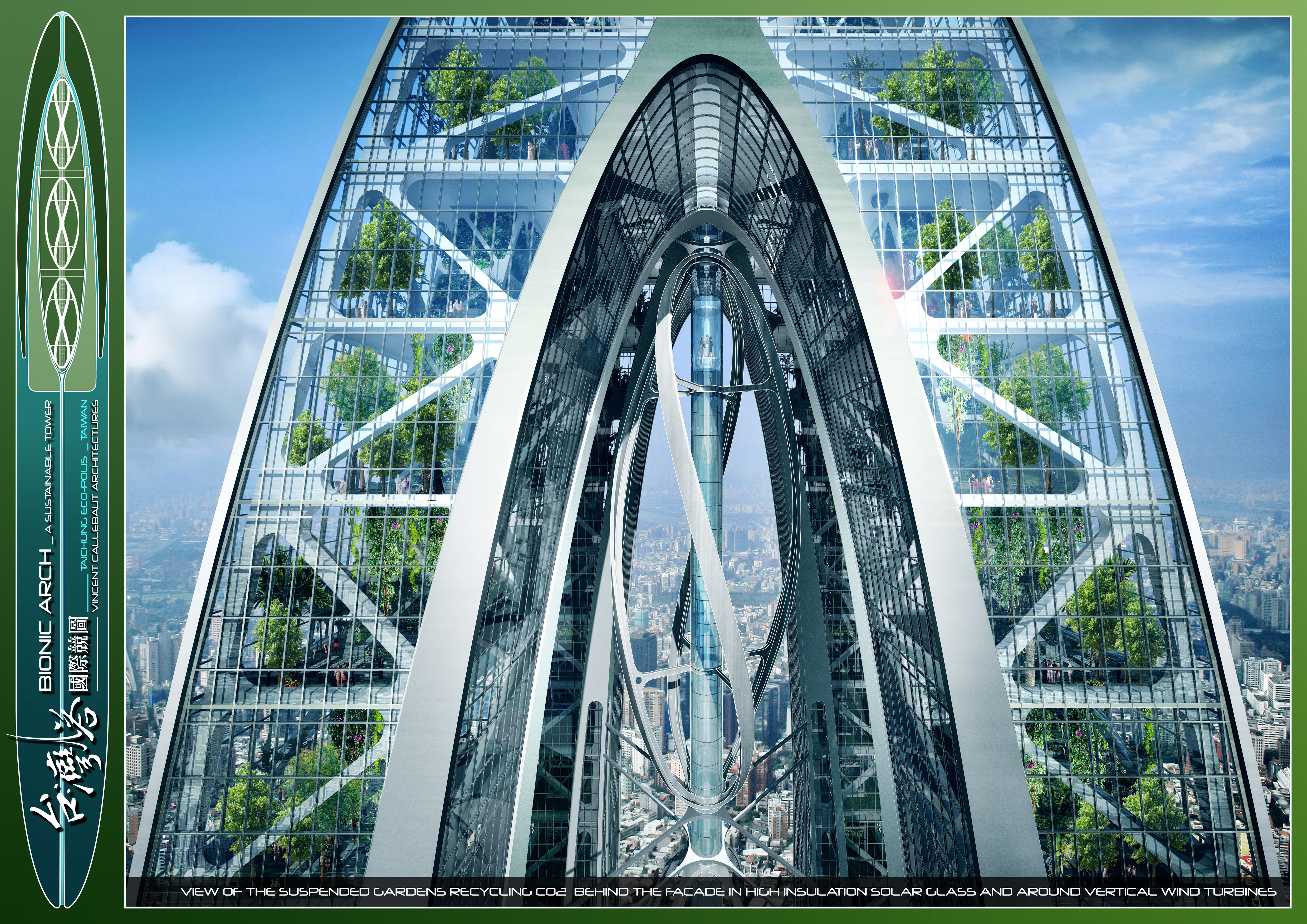 Bionic Arch, A Sustainable Tower by Vincent Callebaut Architectures ...