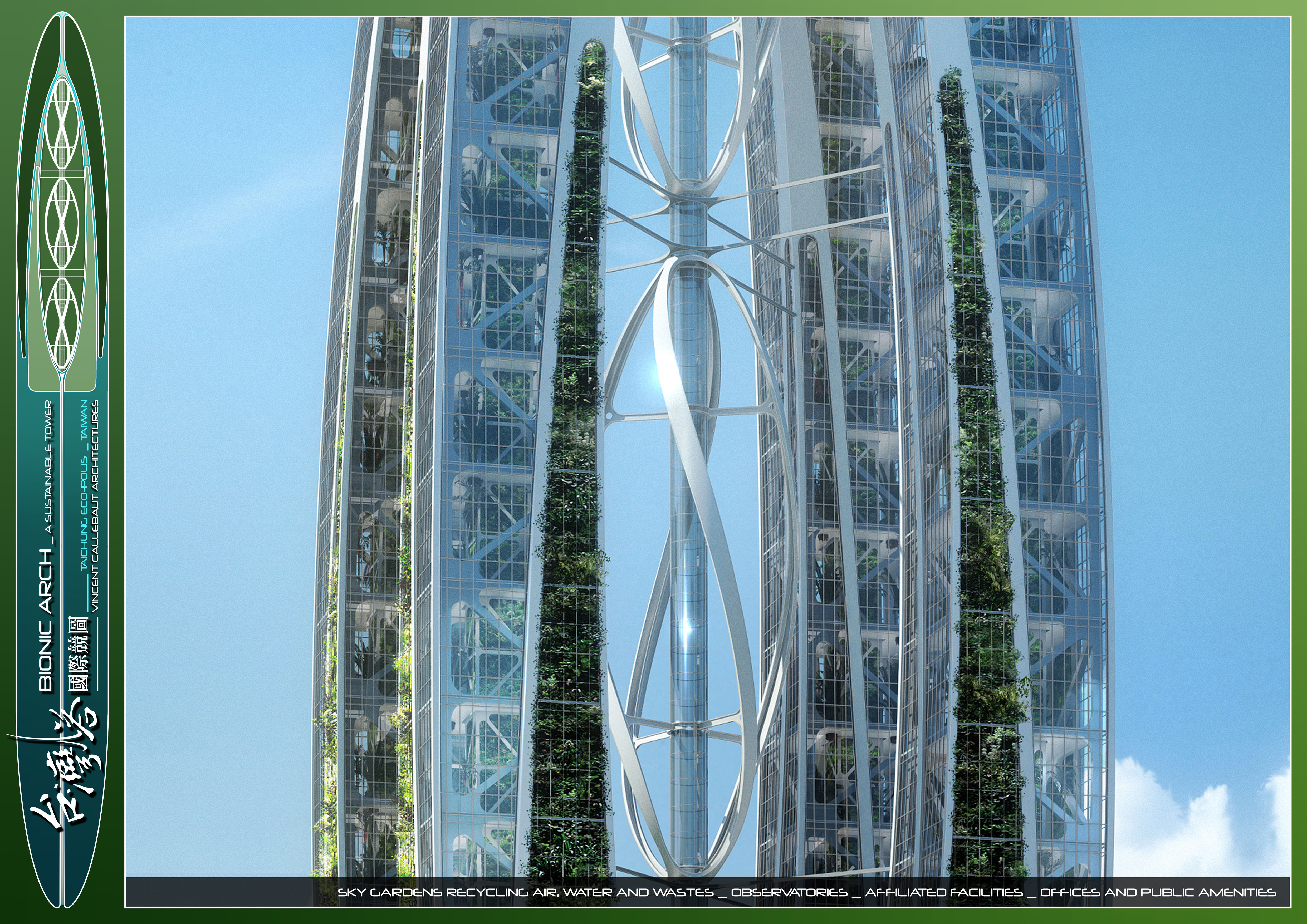Bionic Arch, A Sustainable Tower by Vincent Callebaut Architectures ...
