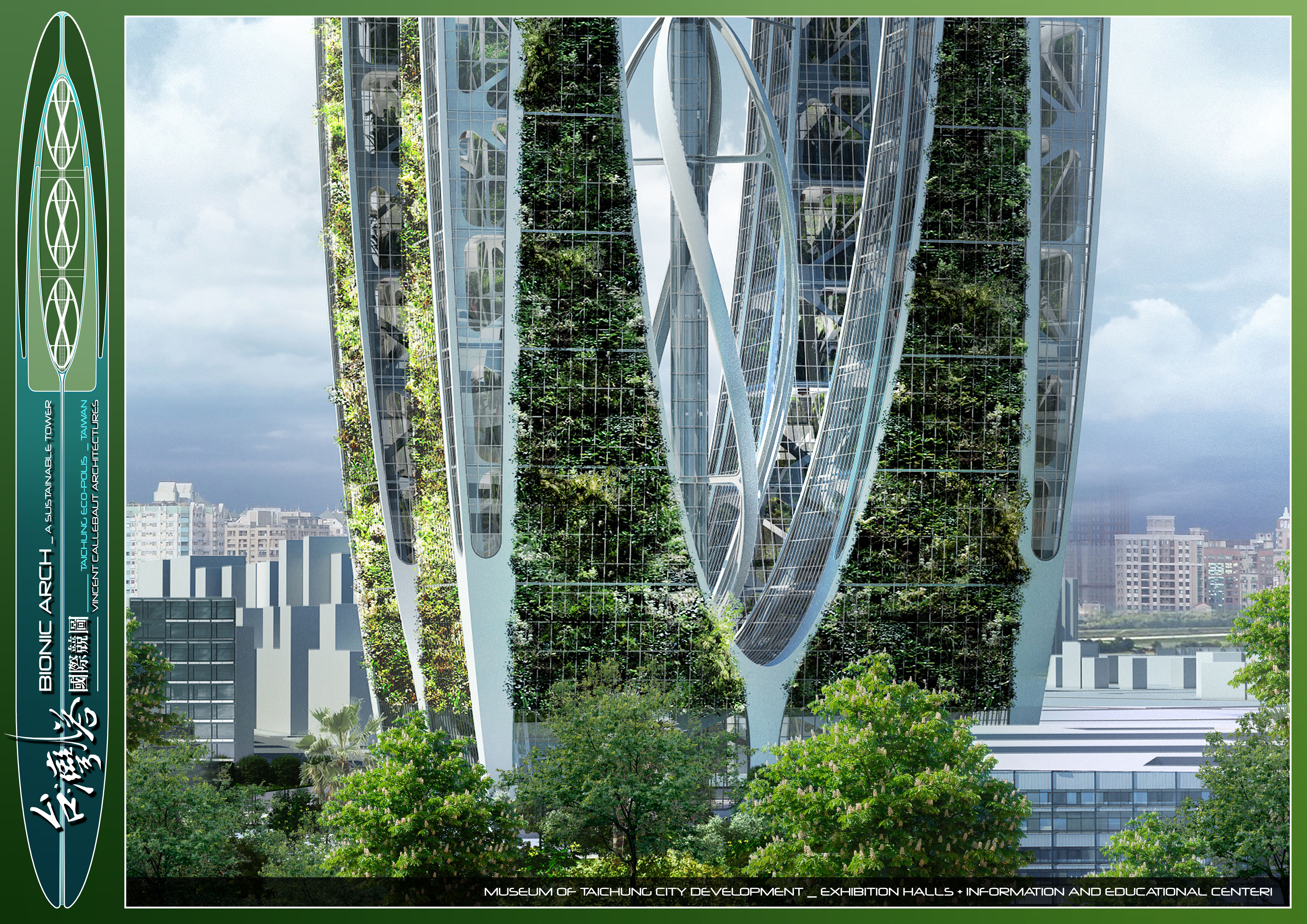 Bionic Arch, A Sustainable Tower by Vincent Callebaut Architectures ...