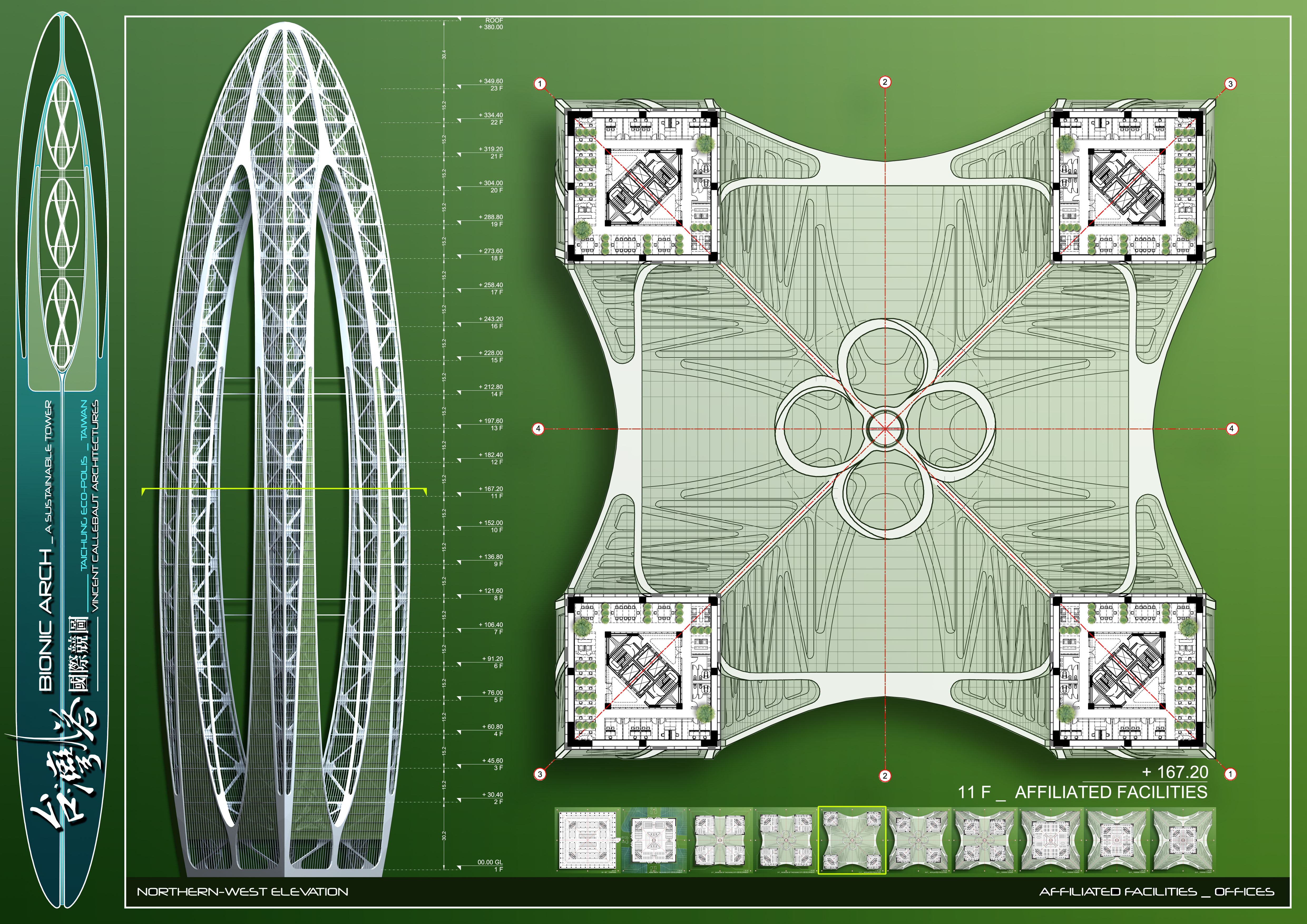 Bionic Arch, A Sustainable Tower by Vincent Callebaut Architectures ...