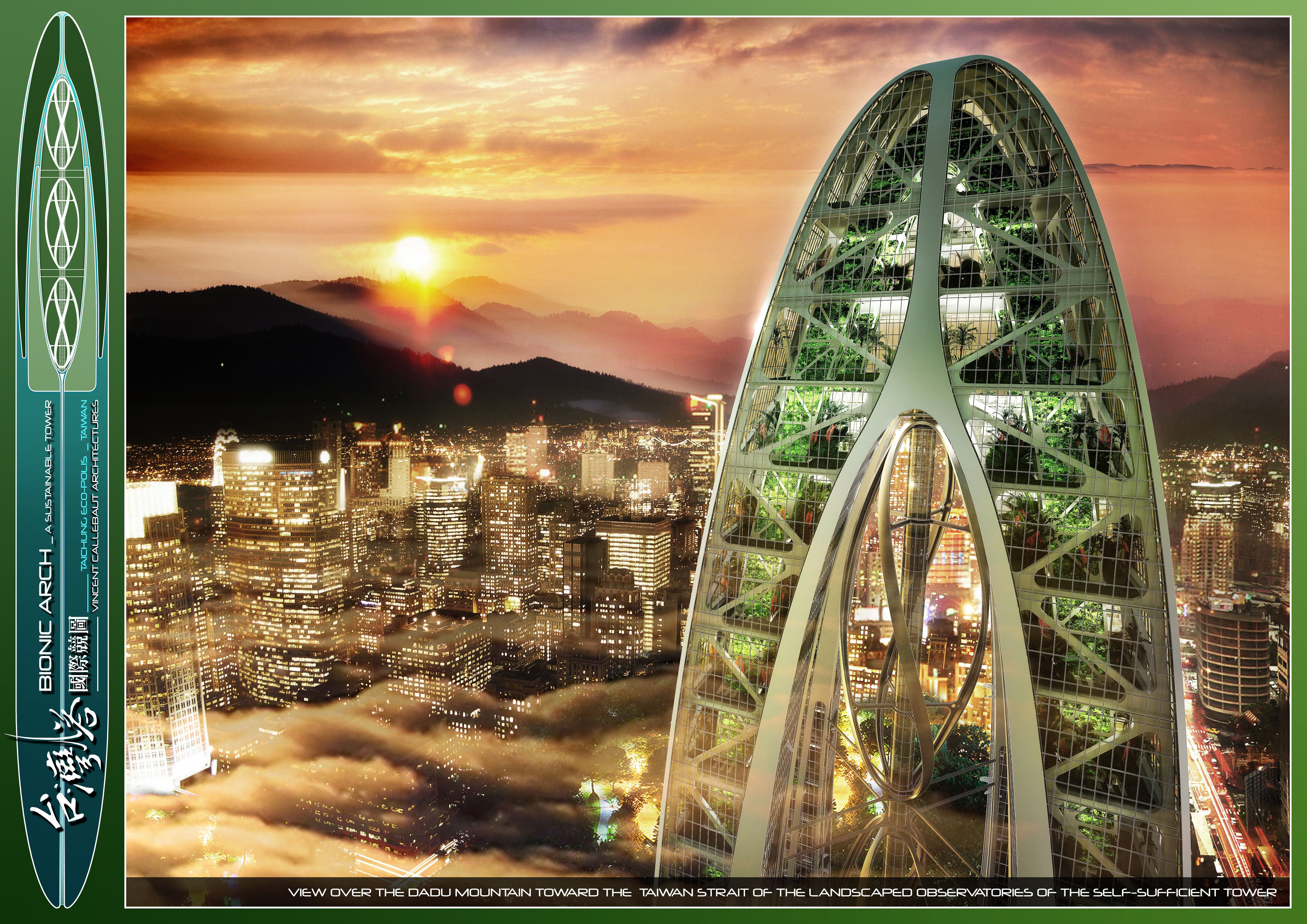 Bionic Arch, A Sustainable Tower by Vincent Callebaut Architectures ...