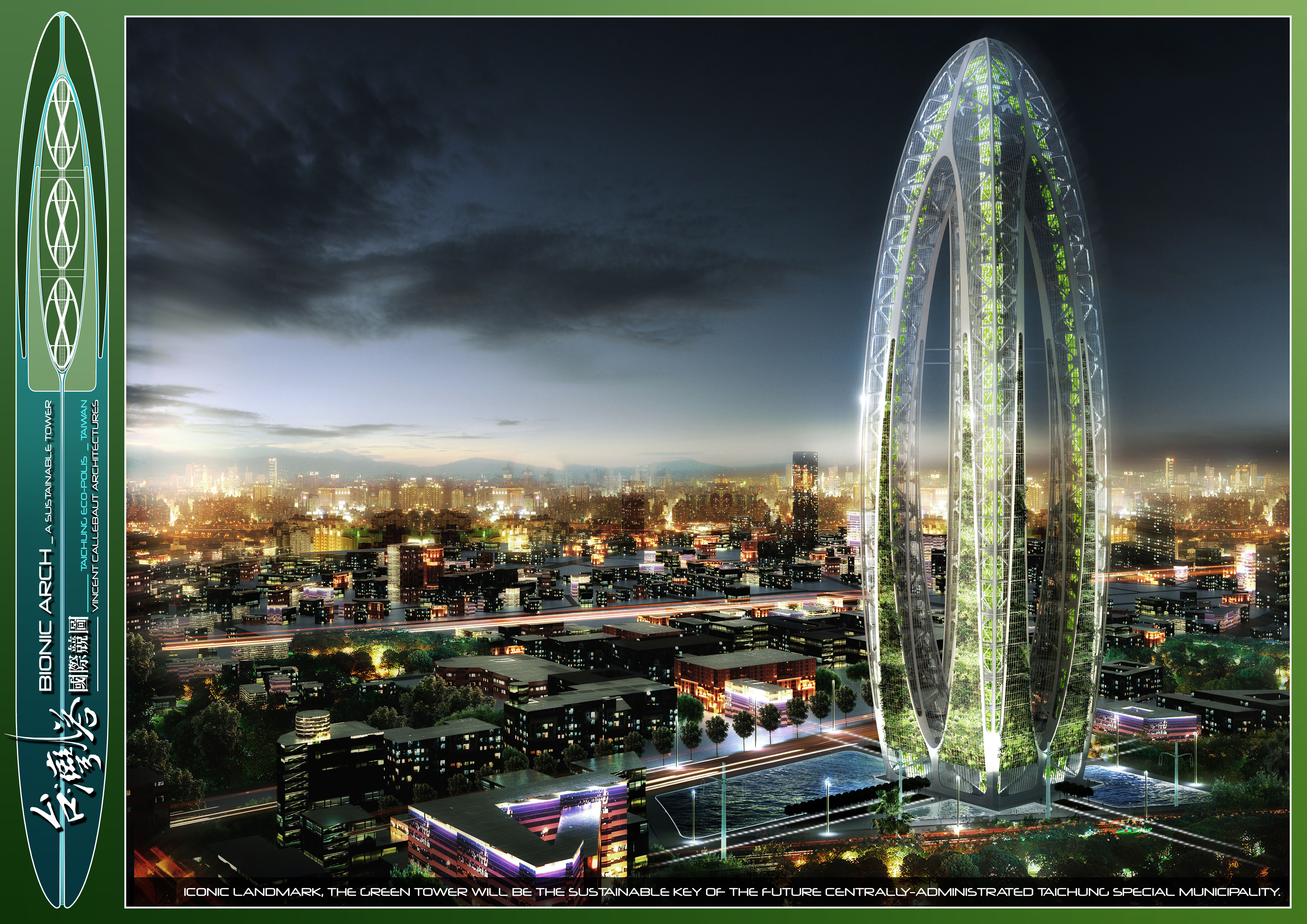 Bionic Arch, A Sustainable Tower by Vincent Callebaut Architectures ...