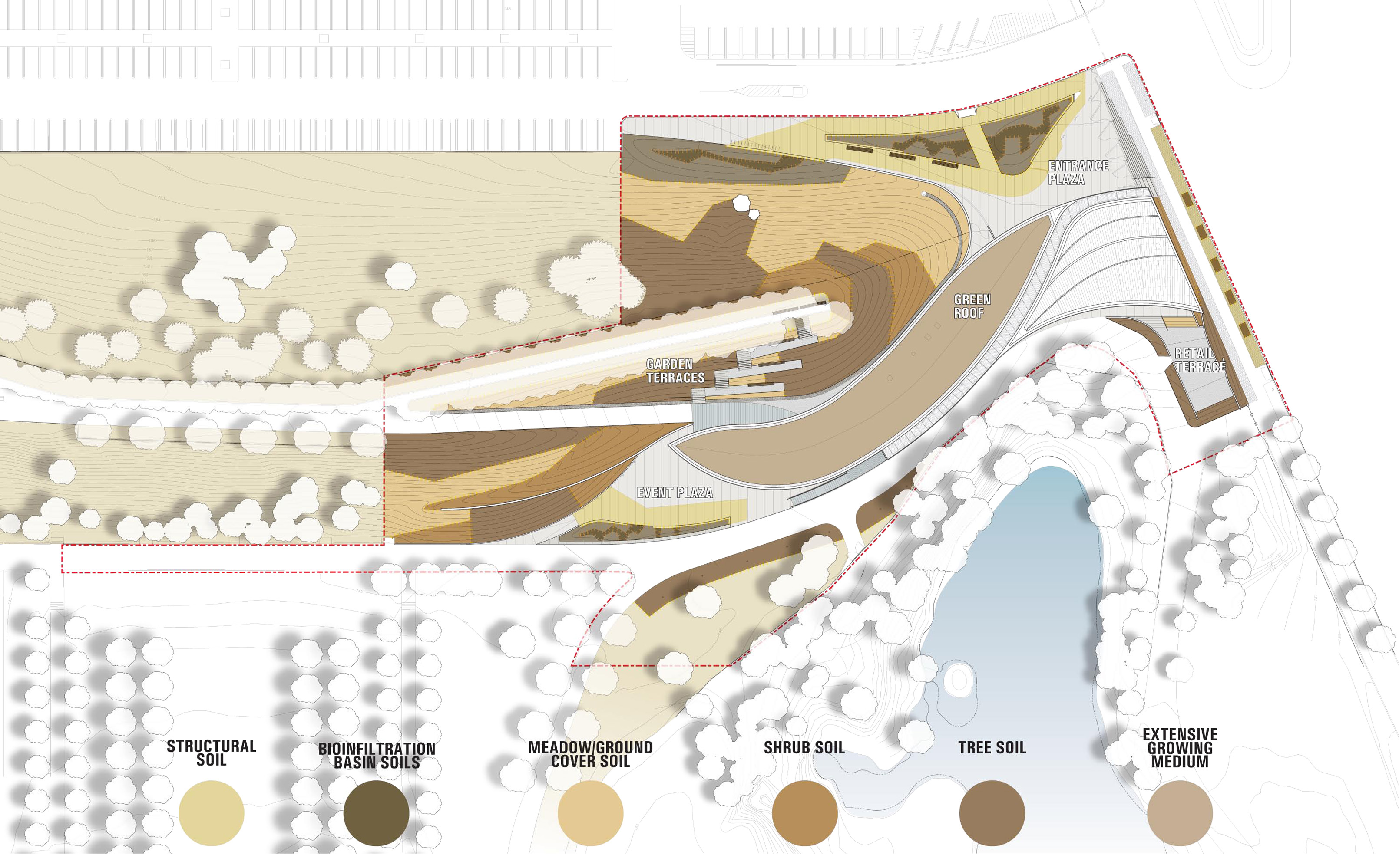 Brooklyn Botanic Garden Visitor Center Living Roof and Landscape by ...