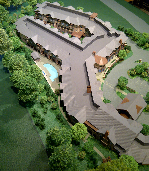 Noble Village Site Plan Scale Model by Willadsen Scale Models - Architizer