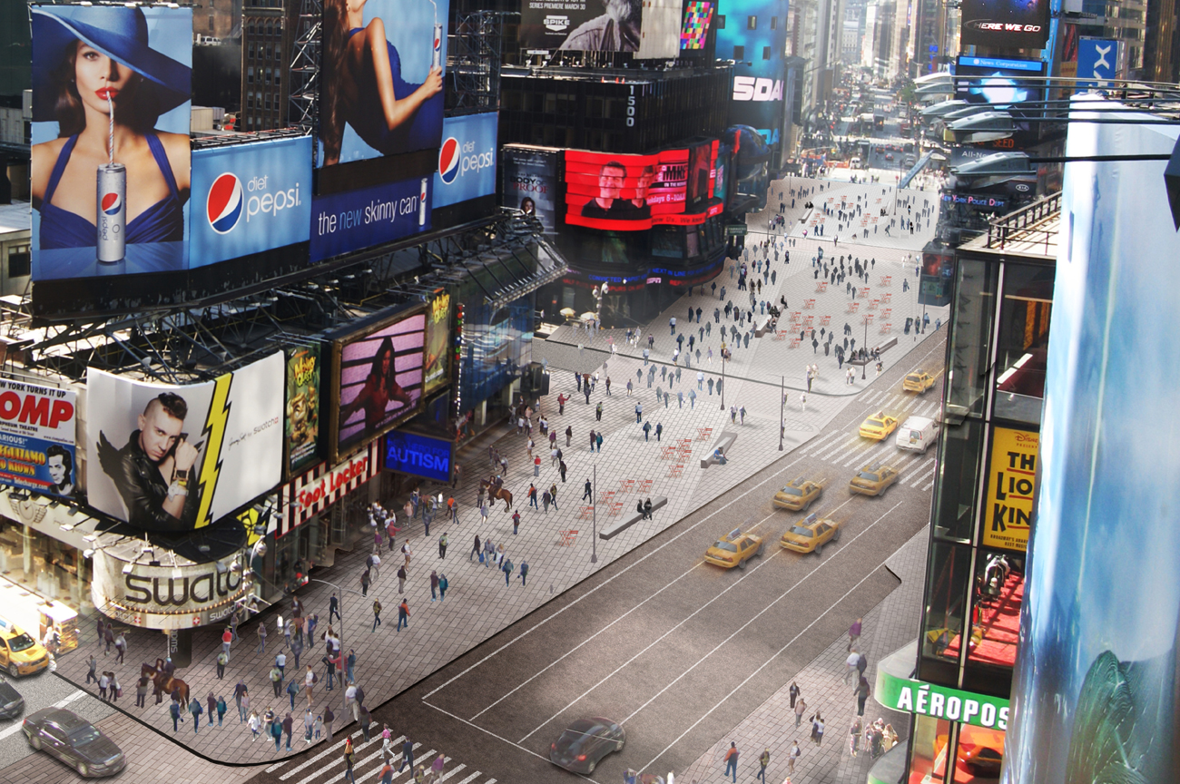 Times Square Reconstruction by Snøhetta - Architizer