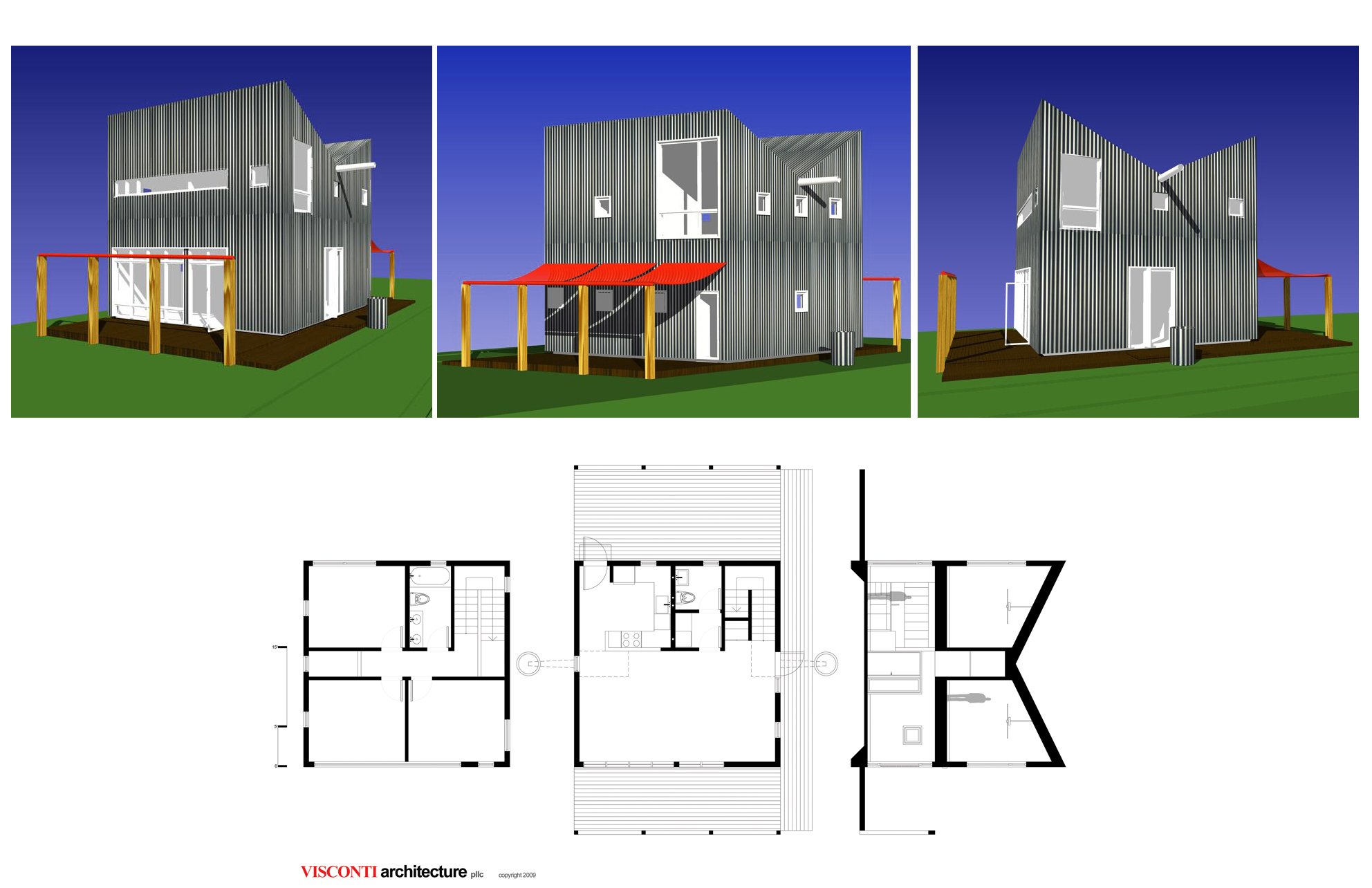 Idea 800382: Vandersande House by VISCONTI architecture in Hastings-on ...