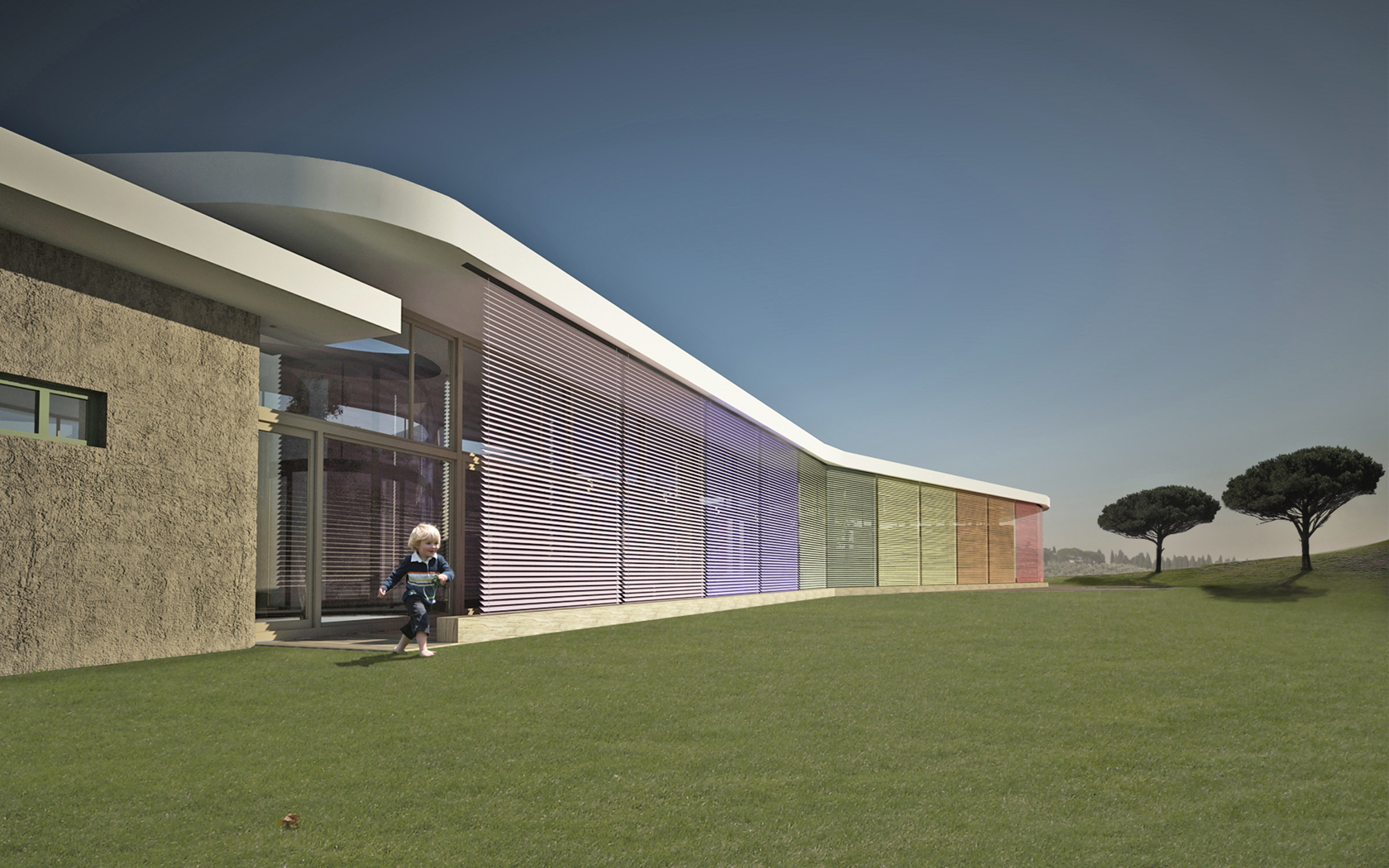 The Rainbow School by Alessandro Calvi Rollino Architetto - Architizer