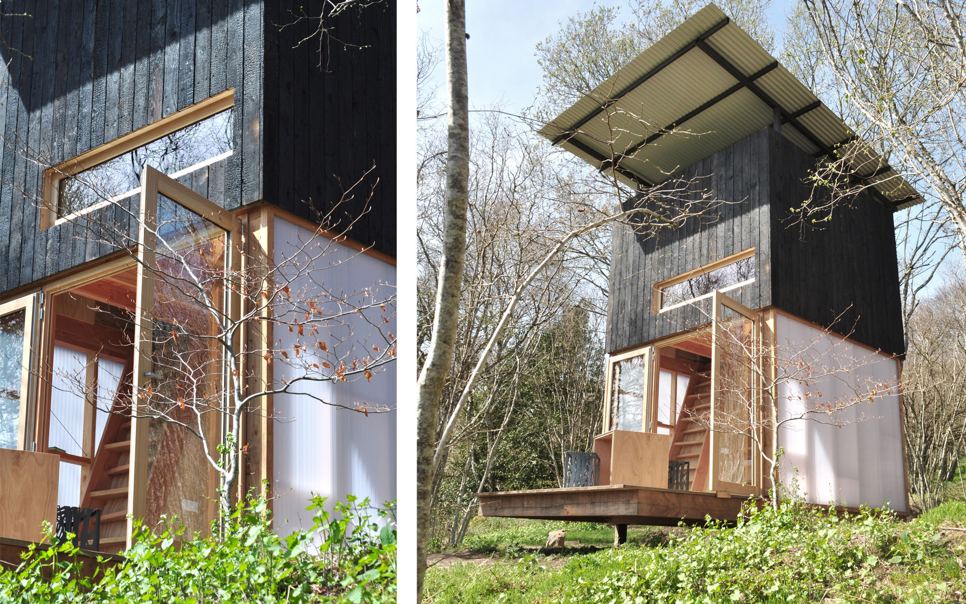 cabane "latite" by le bois basalte - Architizer