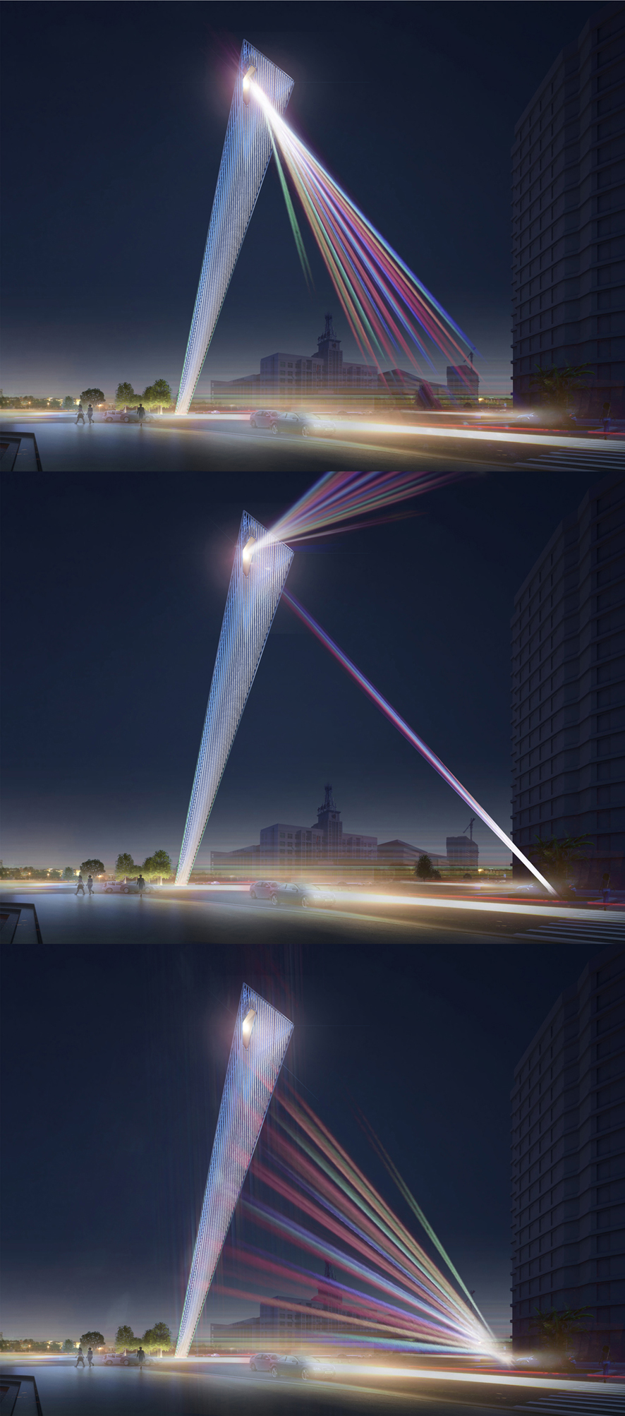 A landmark monument in Tianjin (China) for TEDA's 30 years of existence ...