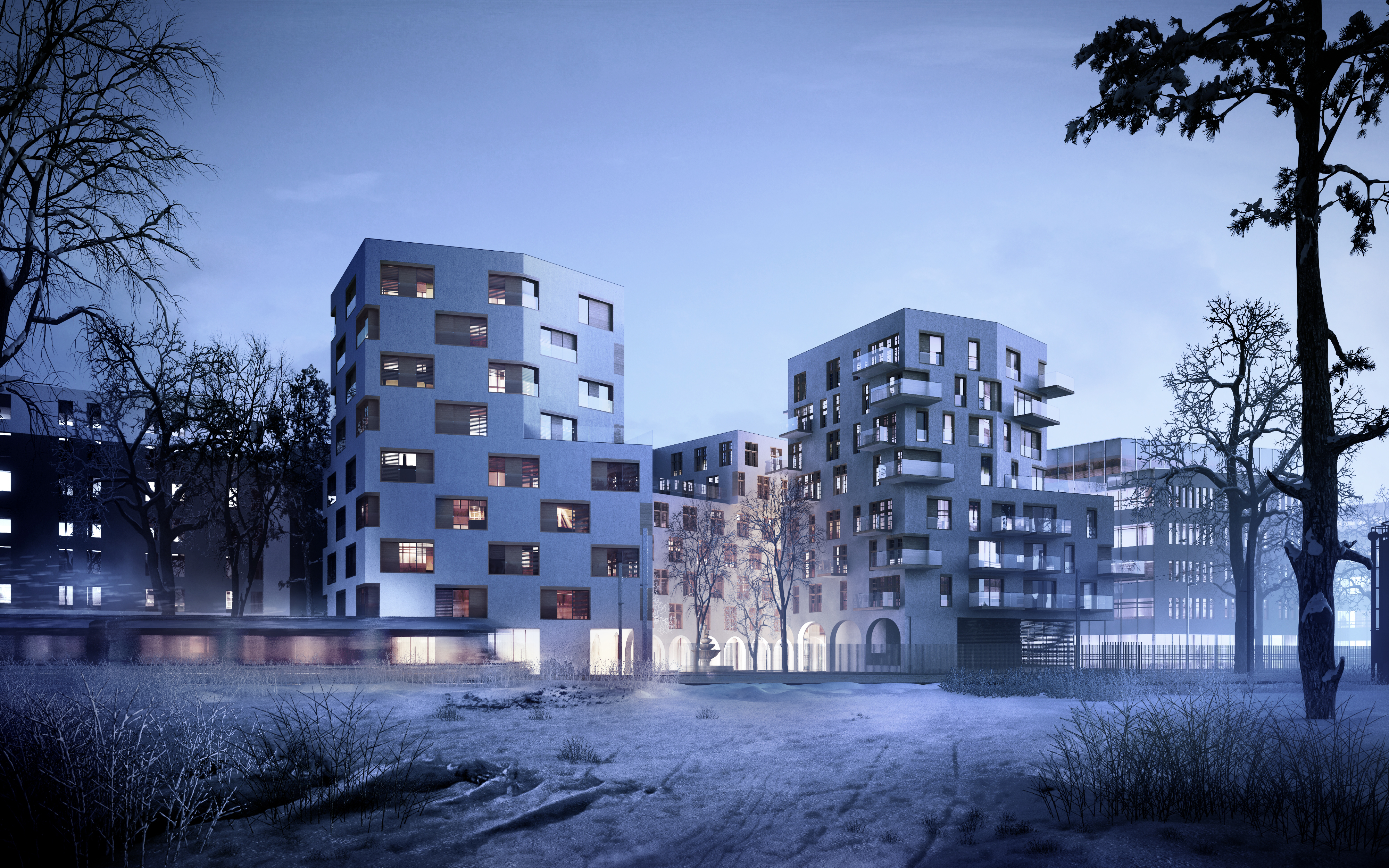 Researchers residence & 33 housing by Antonini Darmon Architects ...