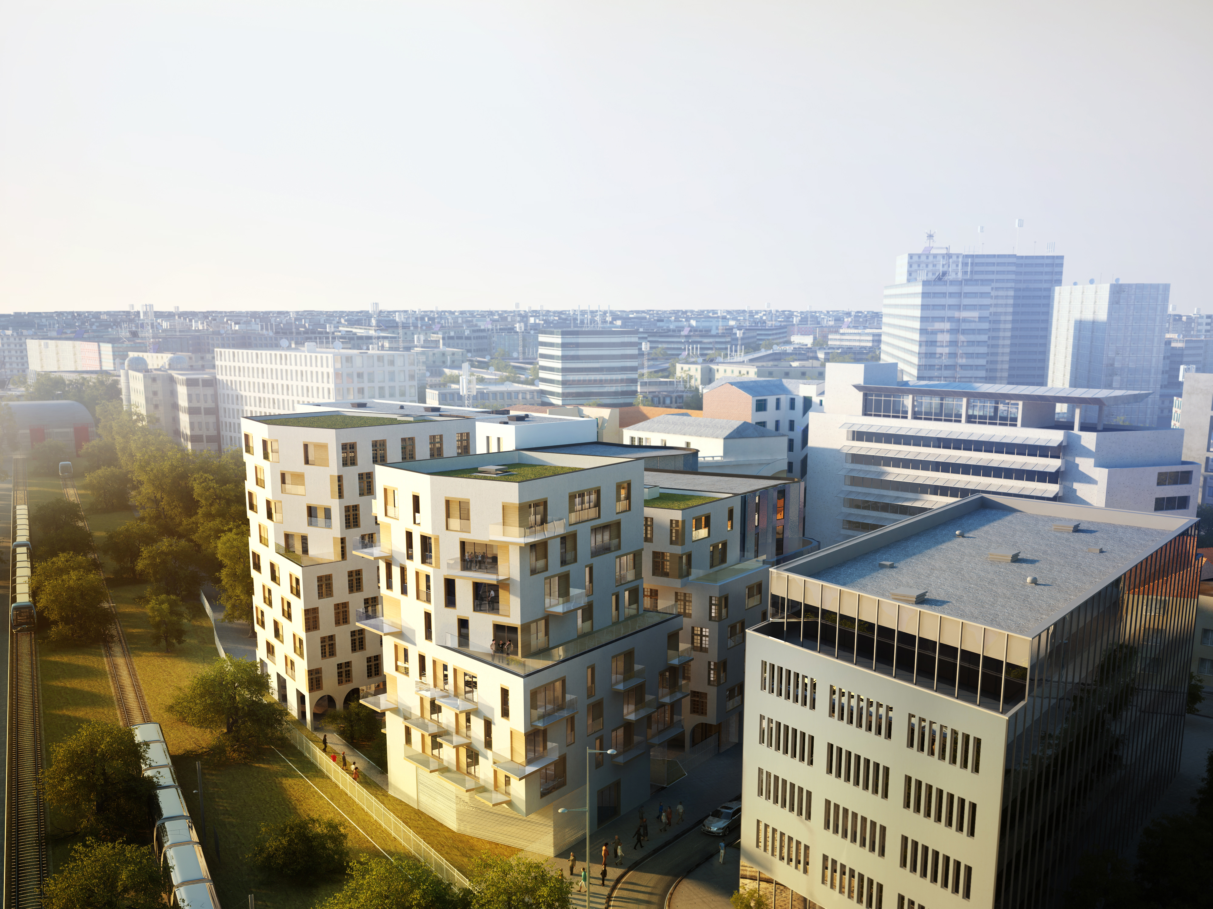 Researchers residence & 33 housing by Antonini Darmon Architects ...