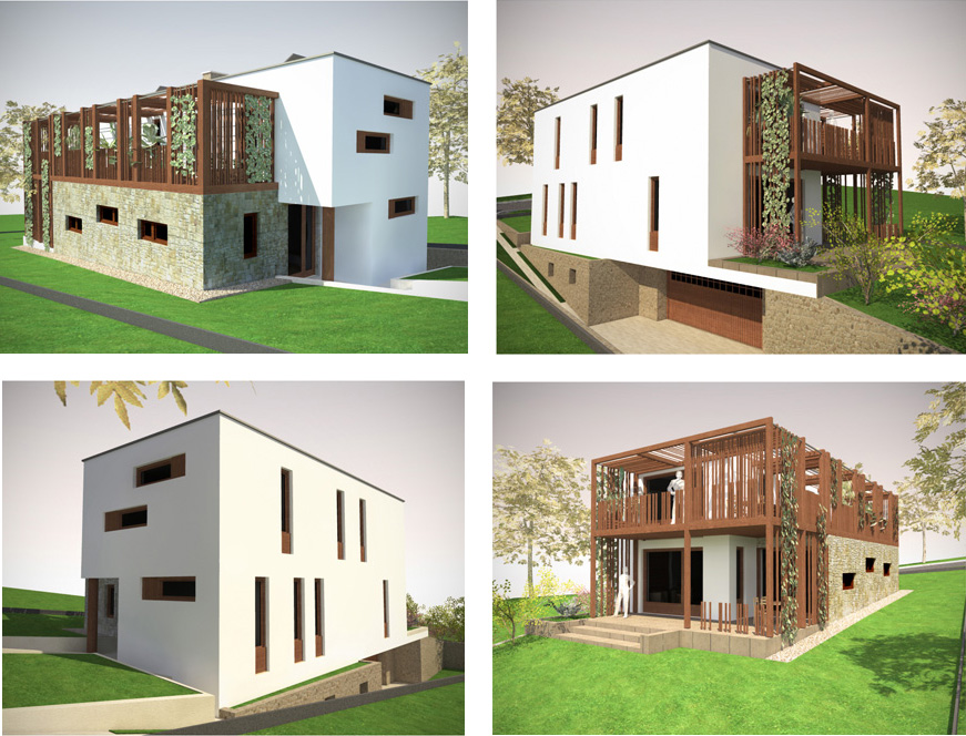 Villa house in Vác - Architizer
