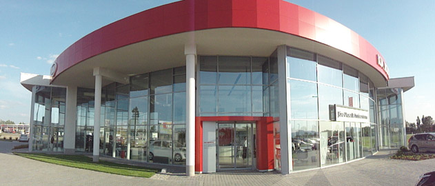 KIA CAR SHOWROOM by www.istvanbarsony.com - Architizer