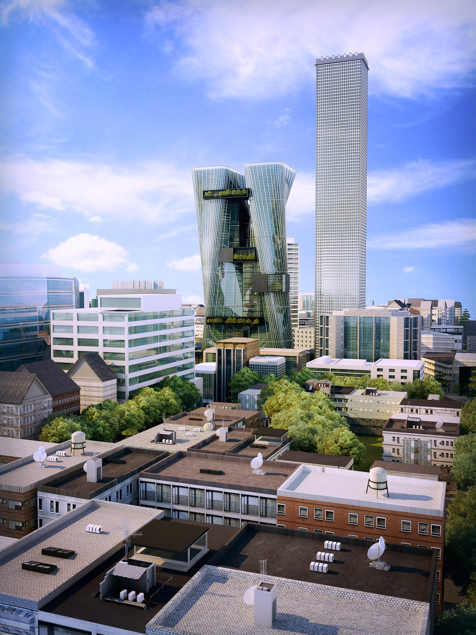 PARRAMATTA TOWERS by URBAN OFFICE ARCHITECTURE - Architizer