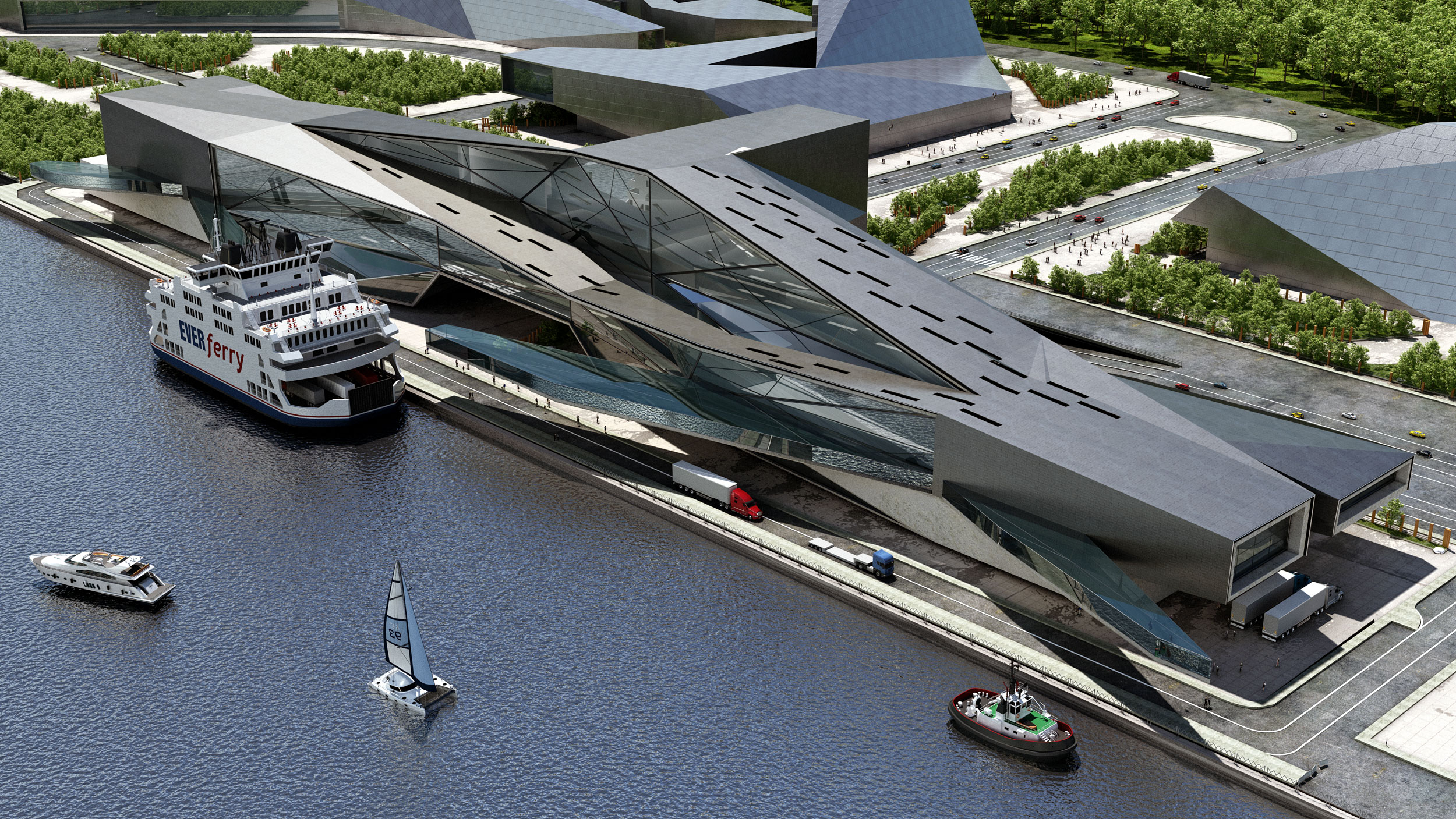 Idea 821709: KINMEN FERRY TERMINAL by URBAN OFFICE ARCHITECTURE in ...