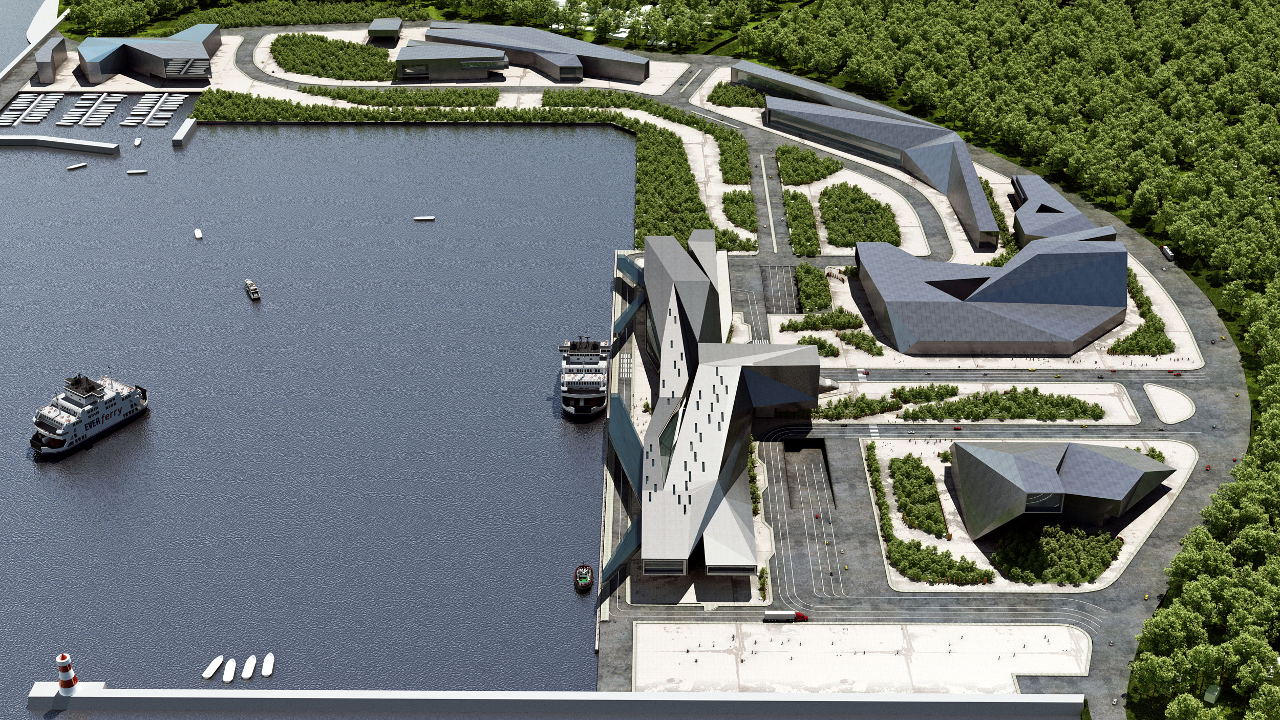 Idea 821711: KINMEN FERRY TERMINAL by URBAN OFFICE ARCHITECTURE in ...