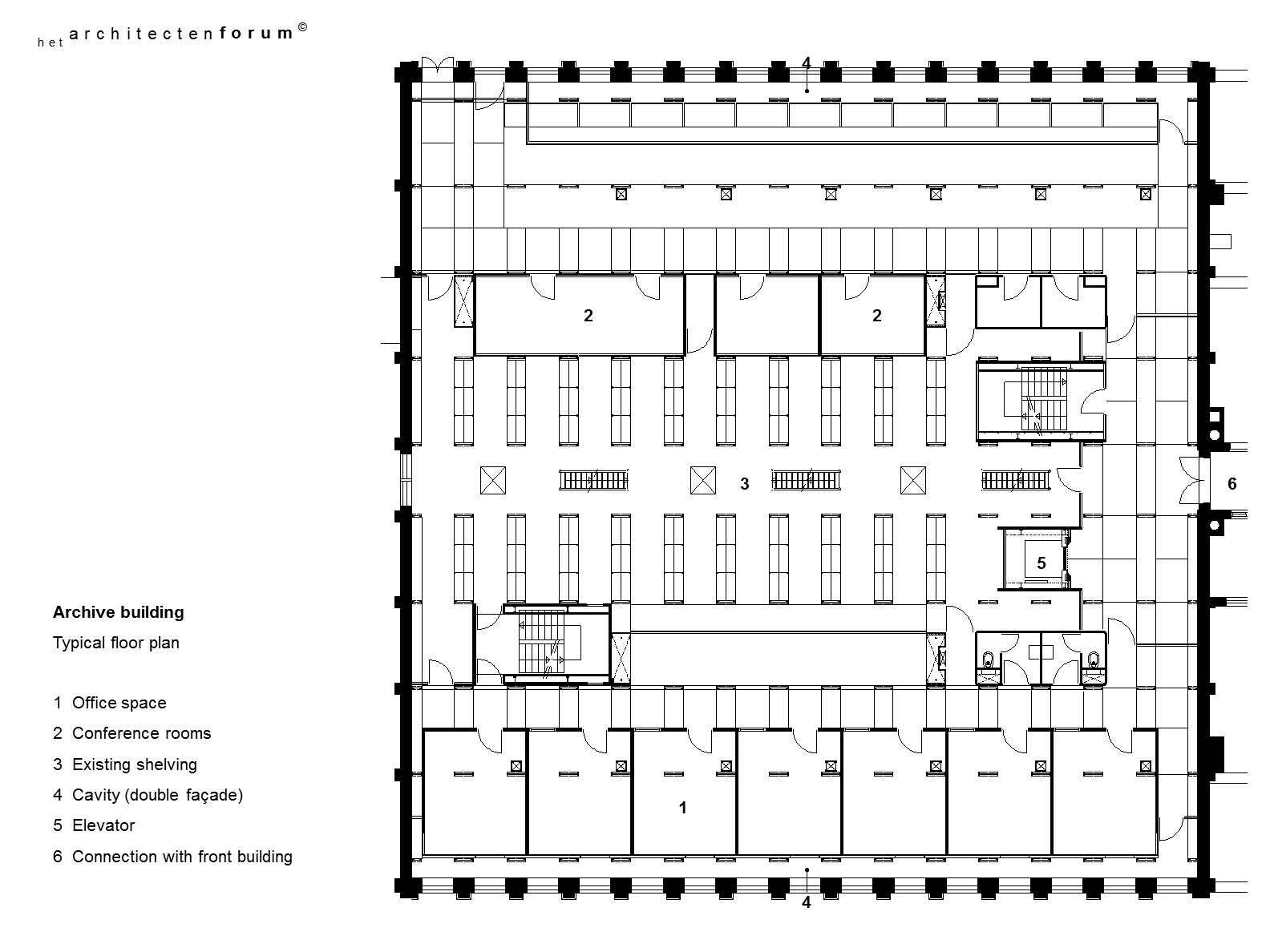 From archives to offices by Architectenforum - Architizer