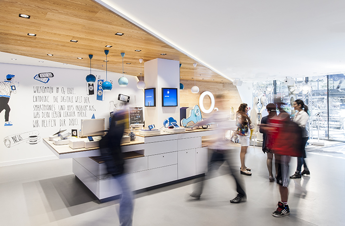 O2 Concept Store Berlin by hartmannvonsiebenthal the brand experience ...